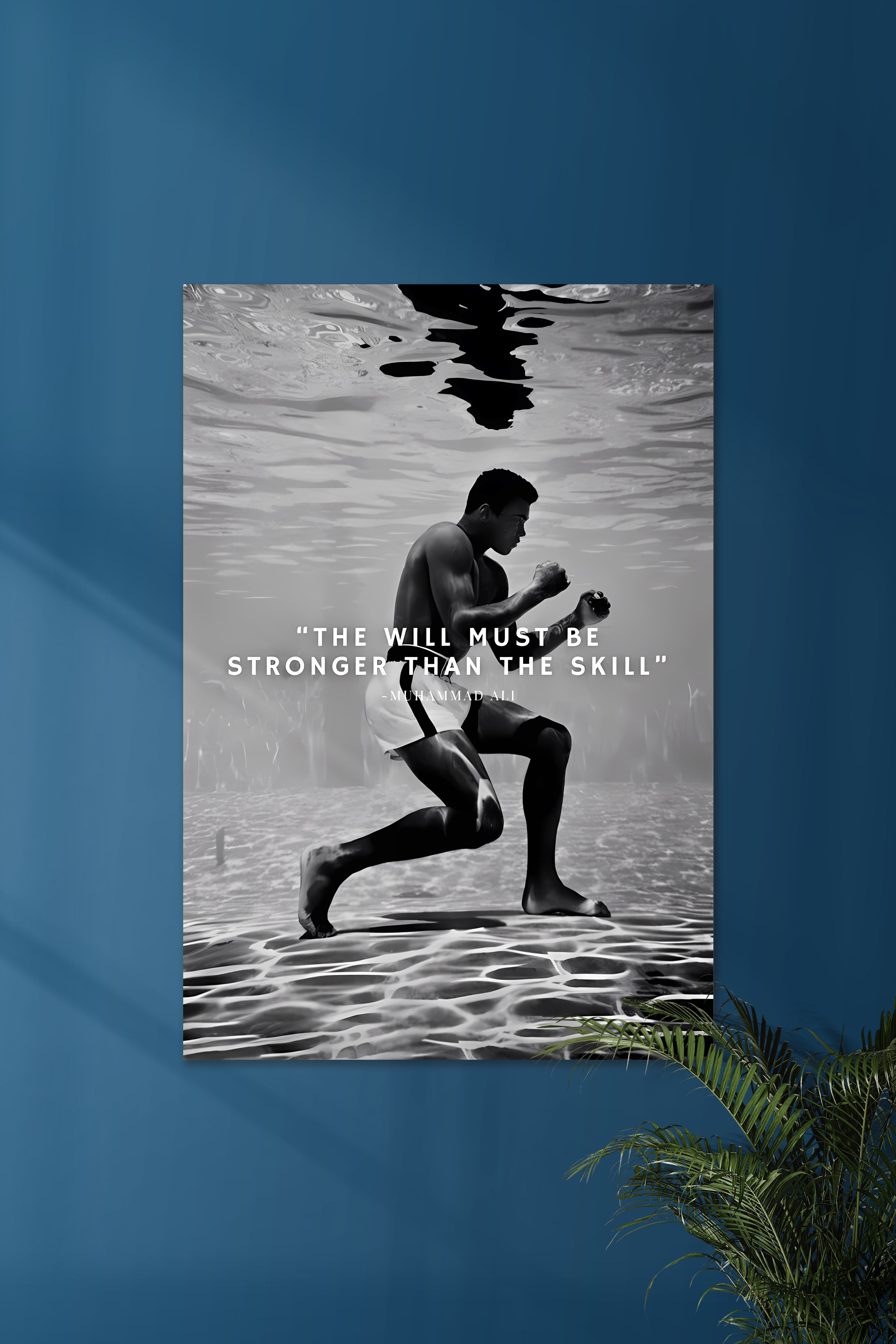 Muhammad Ali Words #00 | Gym Poster – Posterized