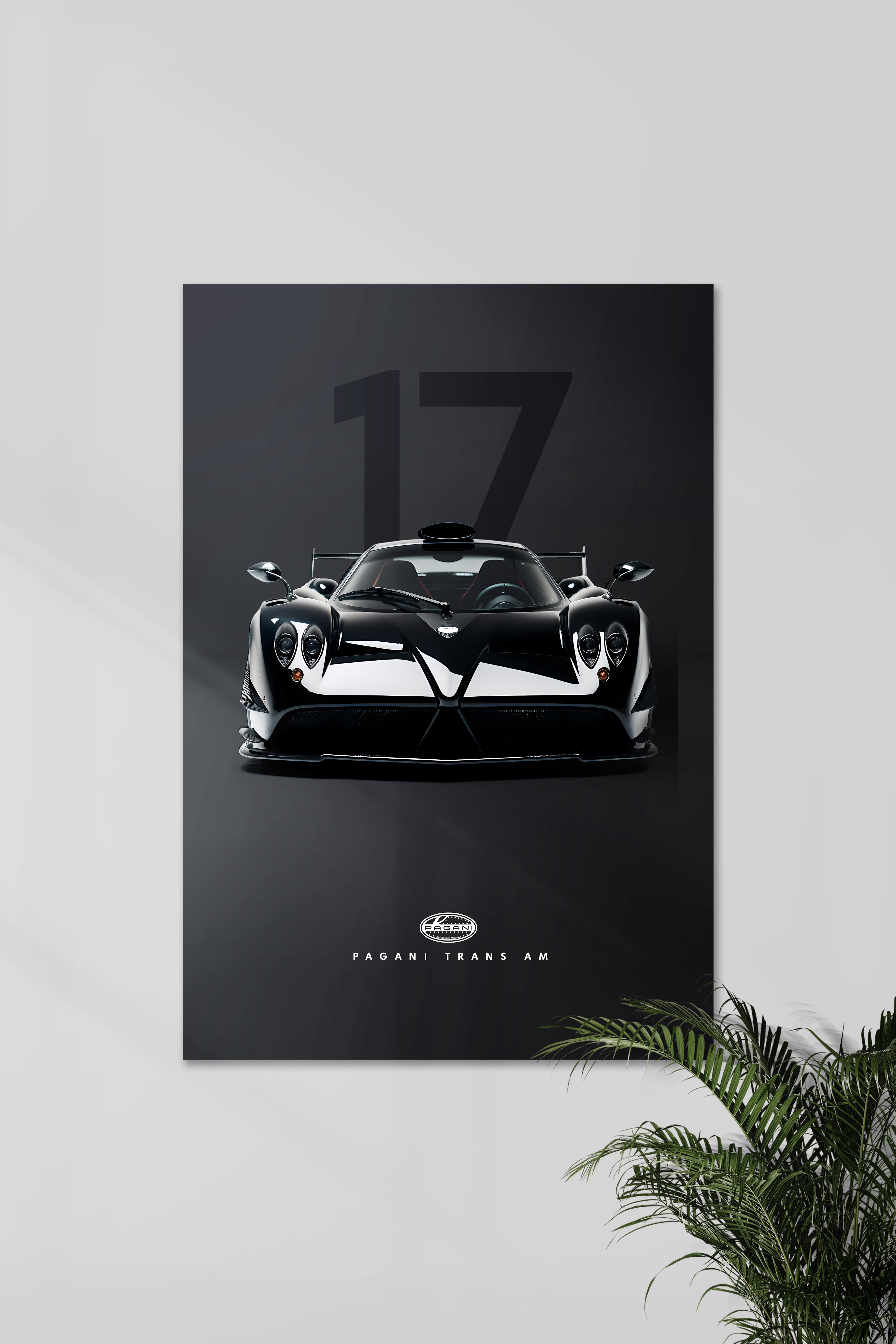 Pagani Trans AM #17 | SOLID CARS #00 | CAR POSTERS – Posterized