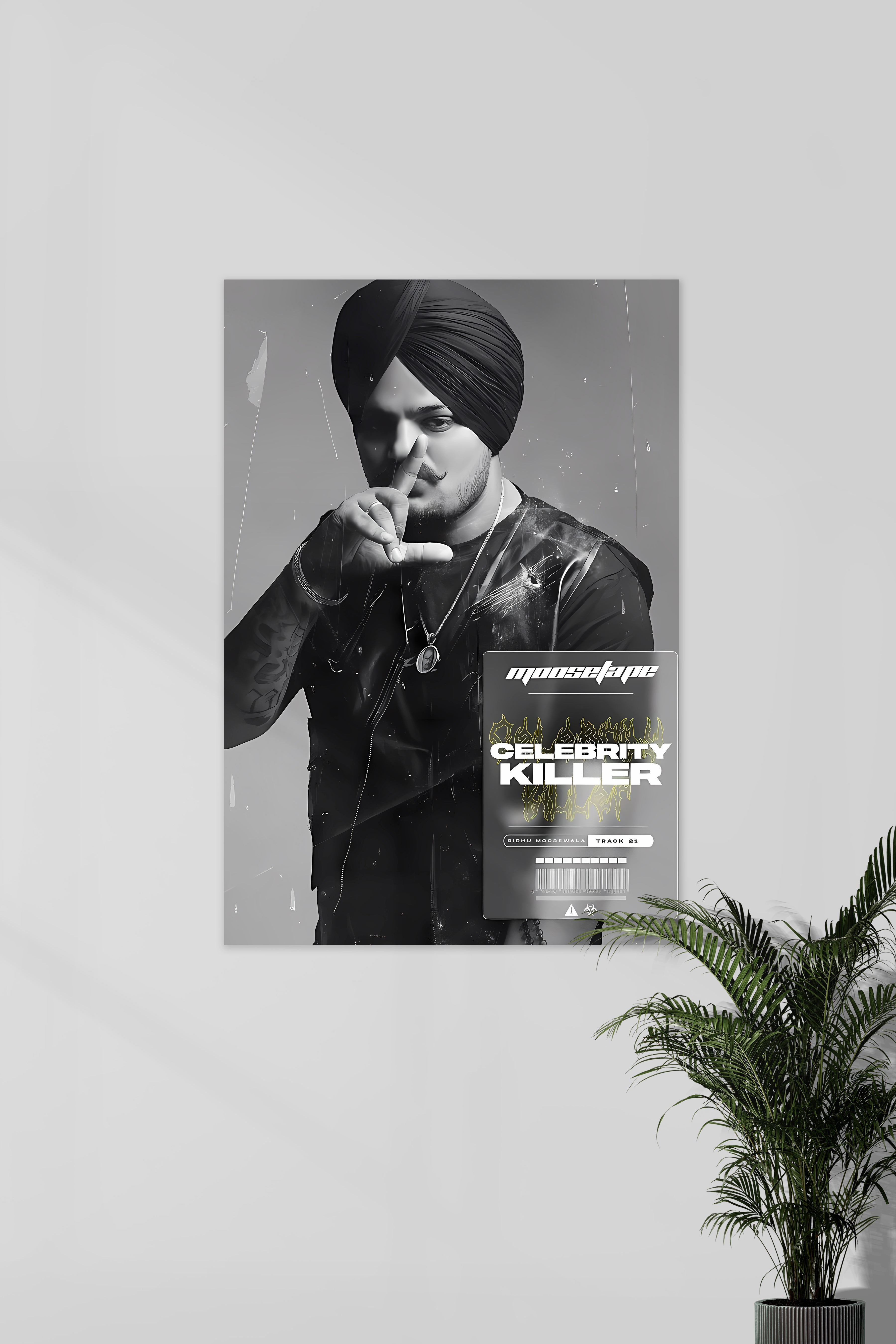 Sidhu Moose wala | Celebrity Killer | Music Artist Poster – Posterized