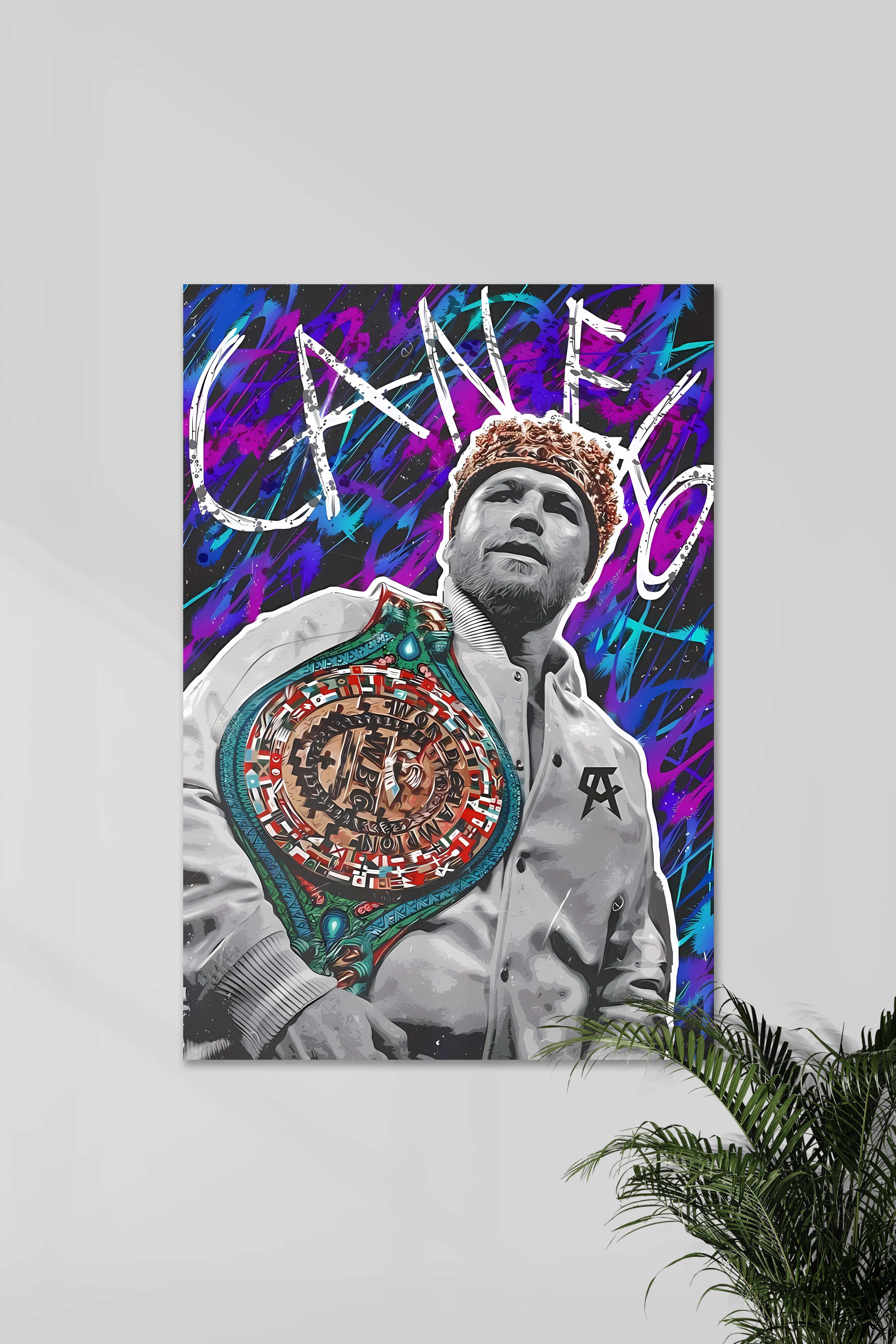 Canelo Alvarez Concept Art | Canelo Alvarez | Gym Poster | Posterized.in