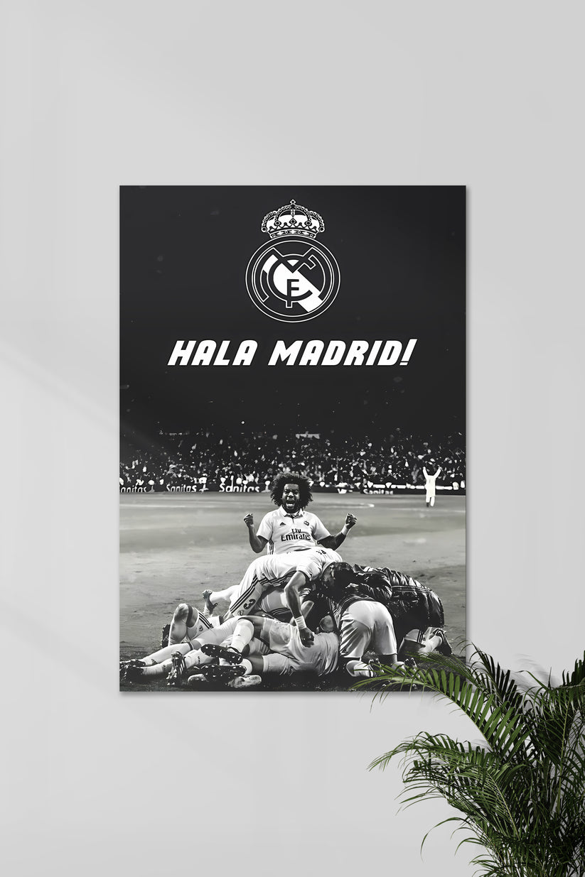HALA MADRID | REAL MADRID | FootBall Poster | Posterized.in