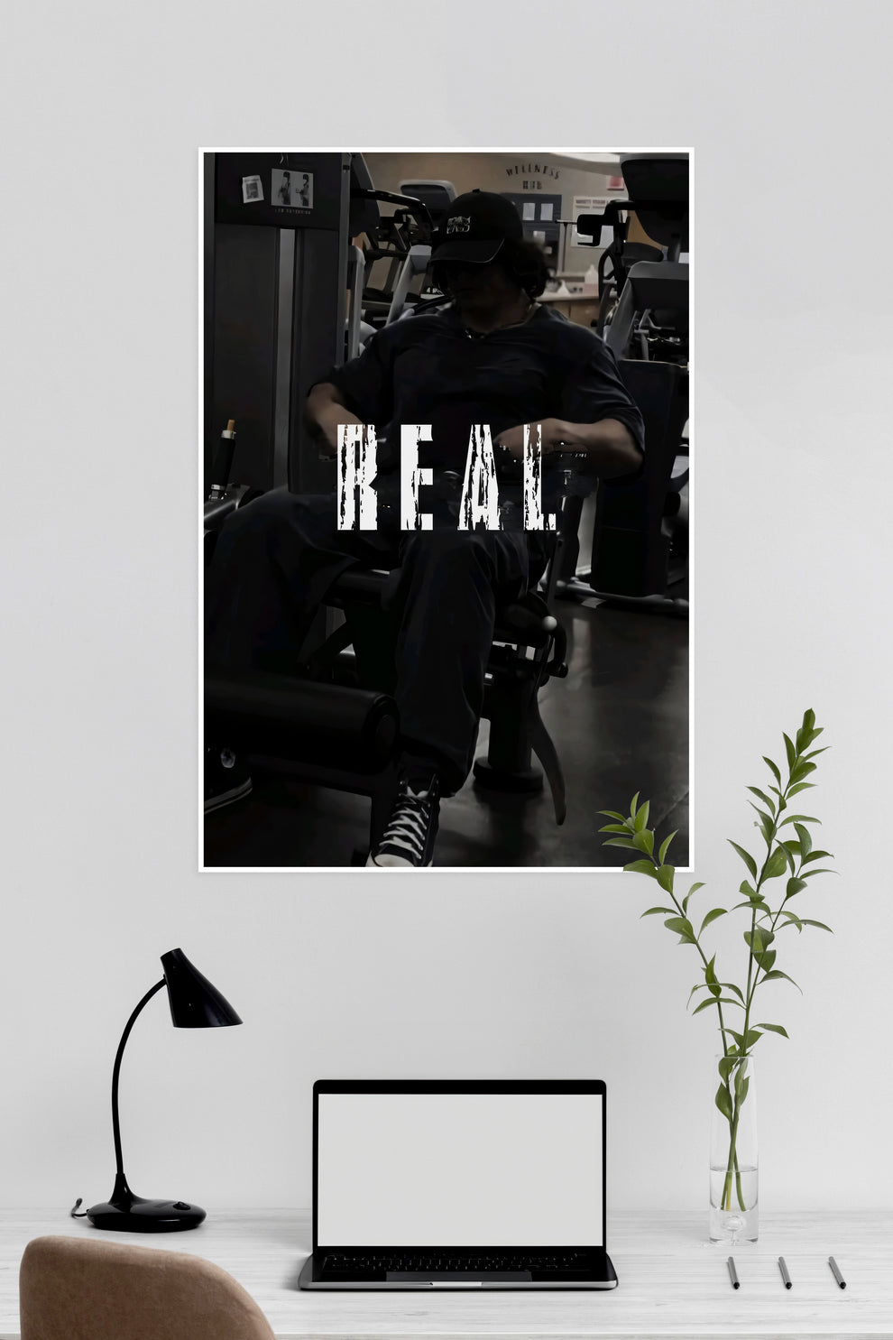 REAL | SAM Sulek | Gym | Motivation Poster – Posterized
