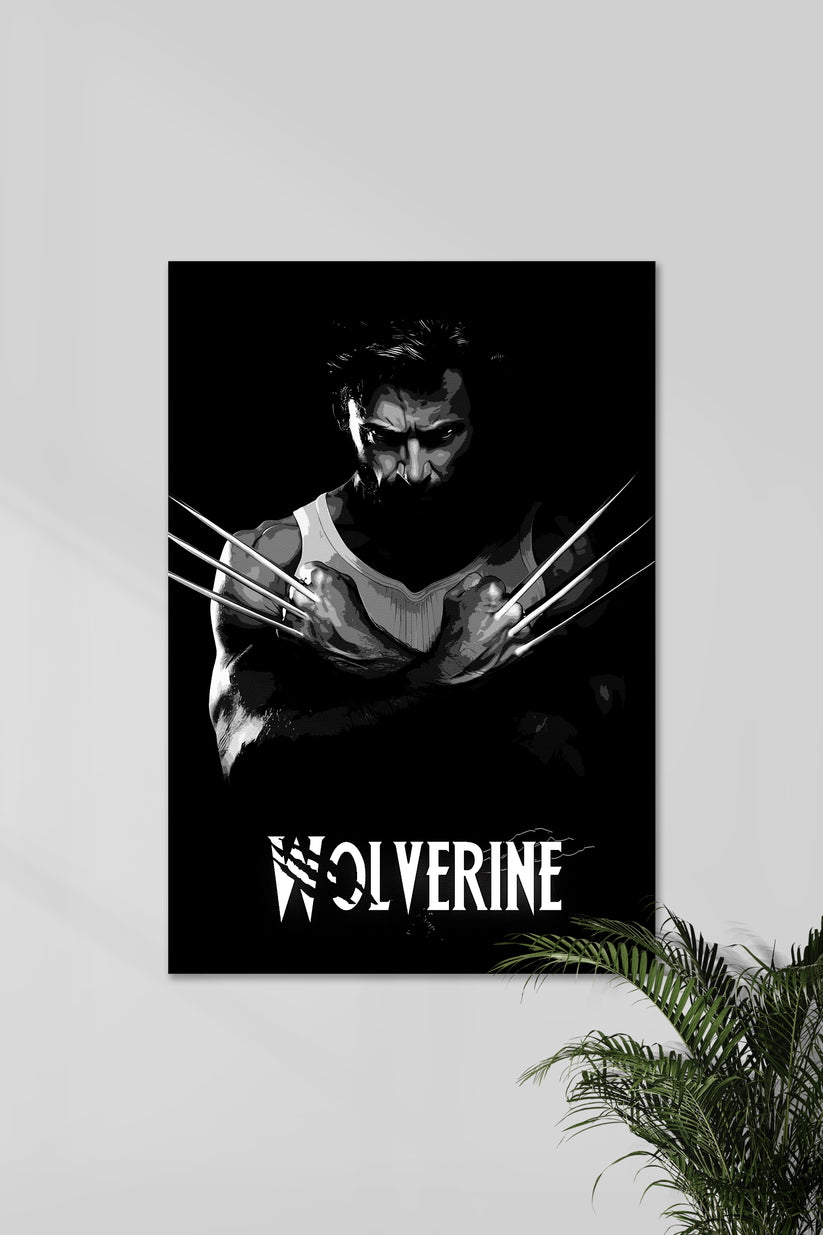 Wolverine | X Black | MCU | Movie Poster | Posterized.in