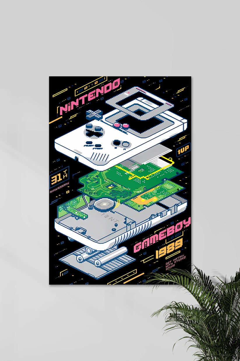 NINTENDO GAMEBOY 1989 | GAME POSTERS | Posterized.in