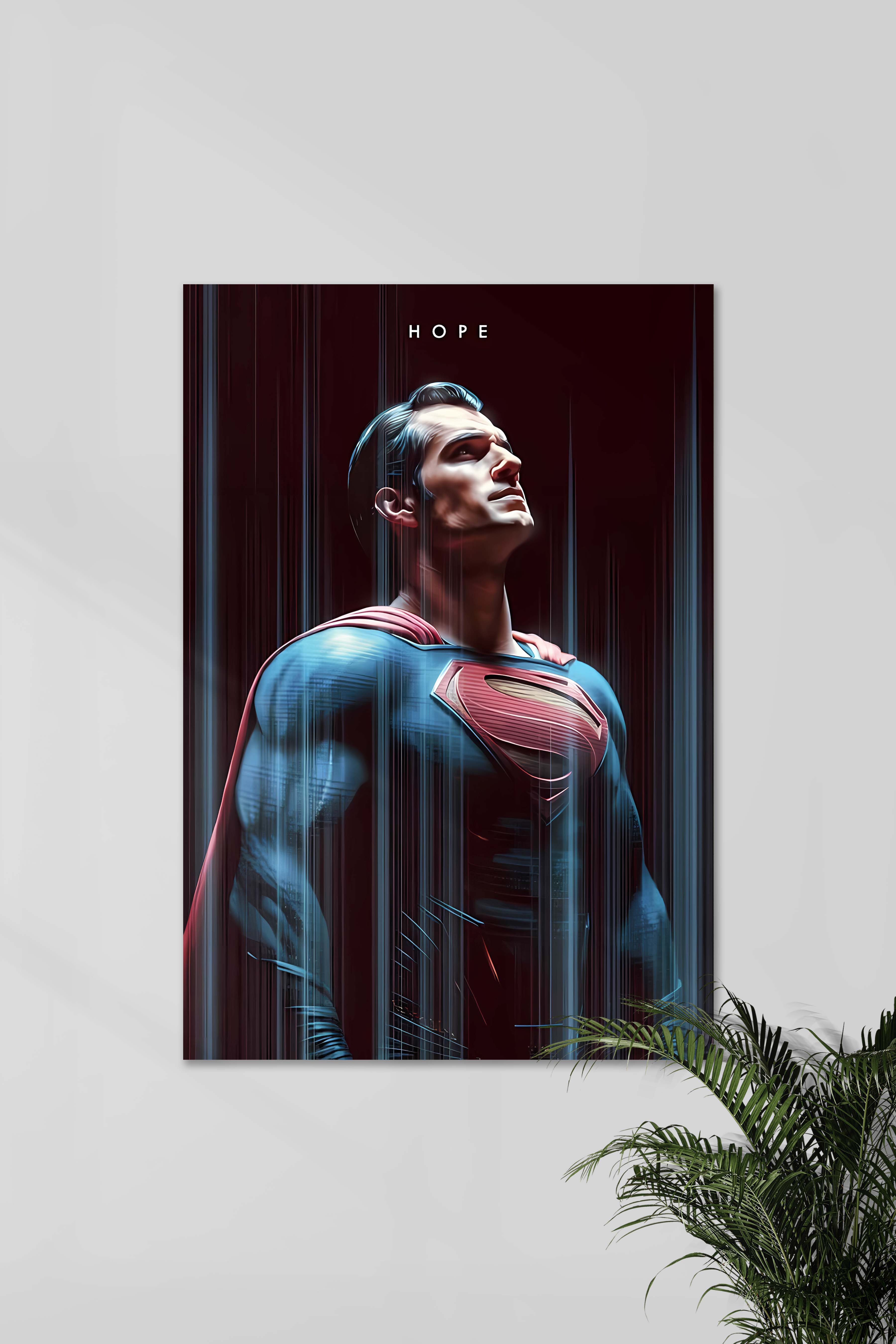 SUPERMAN X HOPE | Henry Cavill | DCU POSTER – Posterized