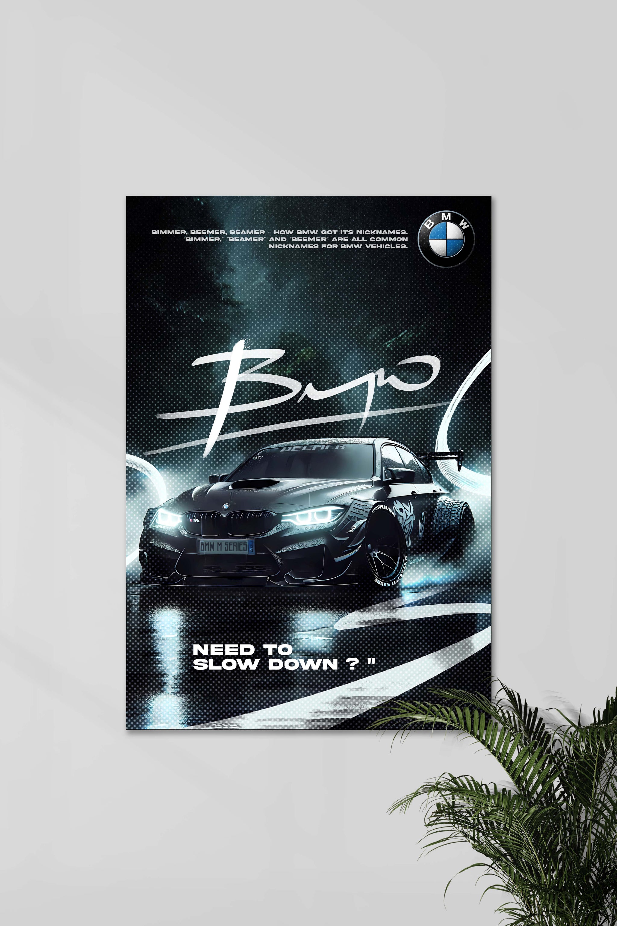 BMW x BEEMER | CONCEPT CARS #07 | CAR POSTERS – Posterized
