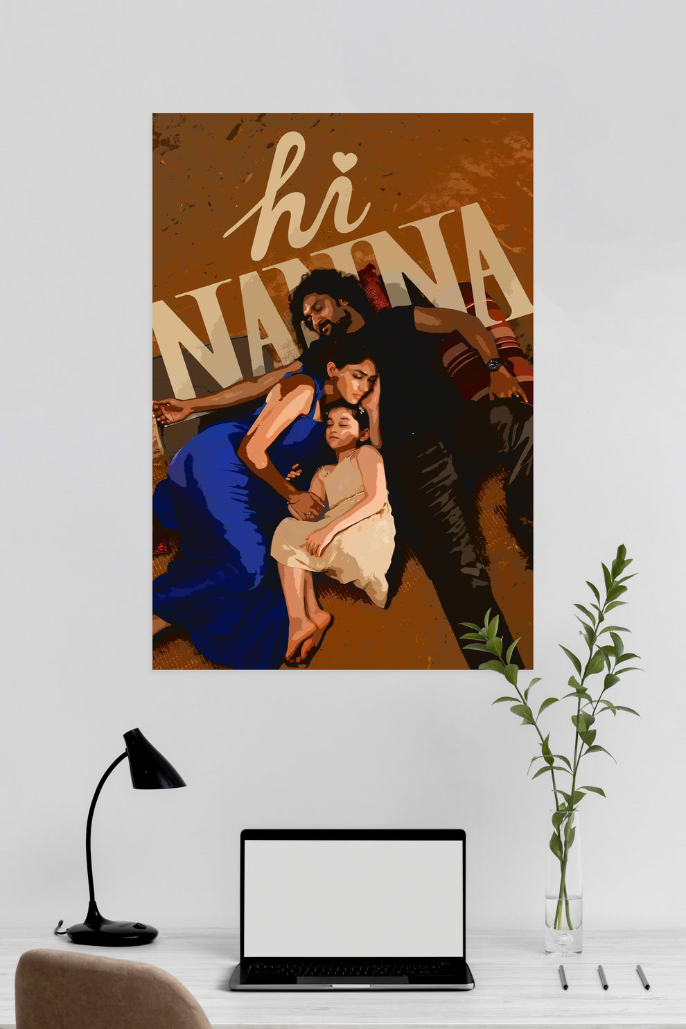 Hi Nanna | Nani | Tollywood | Movie Posters | Posterized.in