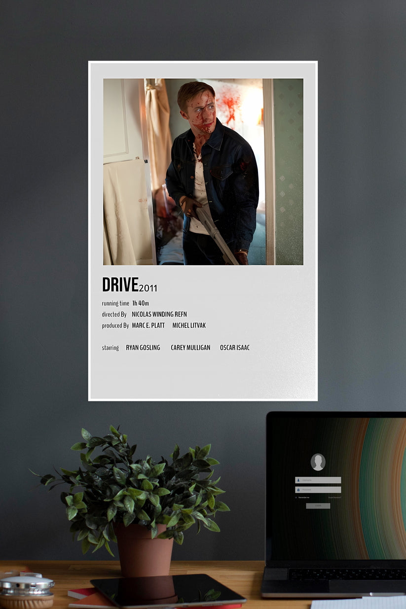 Drive | Ryan Gosling | Movie card | Movie Poster | Posterized.in