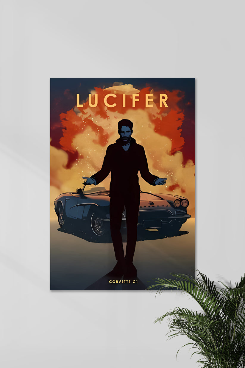 LUCIFER MORNINGSTAR | LUCIFER | Netflix | Series Poster – Posterized