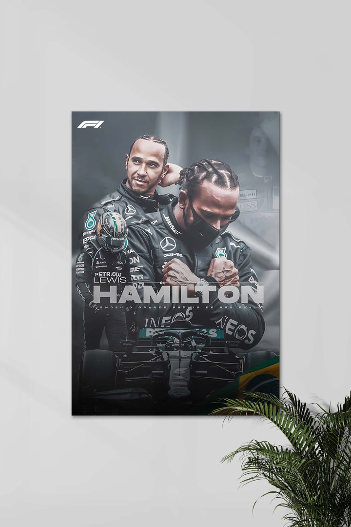 F1 Race – Posterized