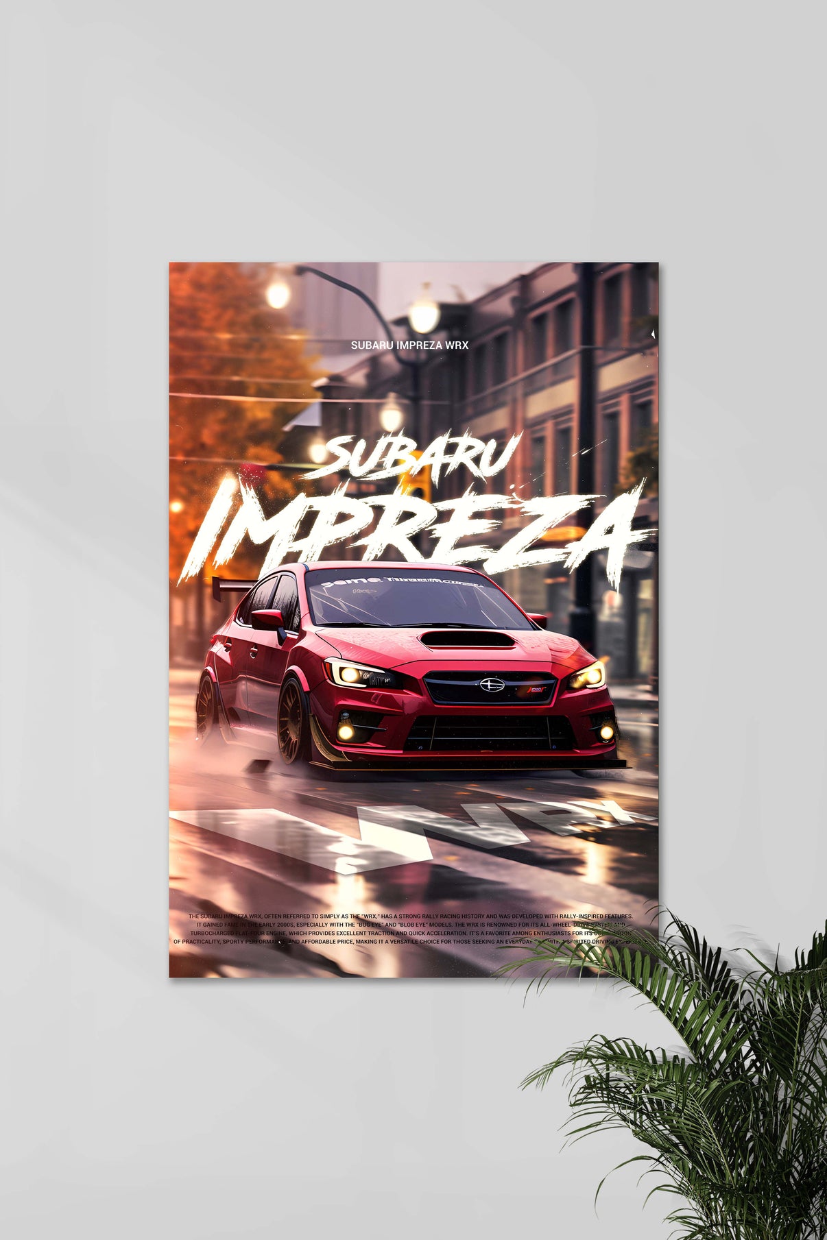 SUBARU IMPREZA WRX | CONCEPT CARS #04 | CAR POSTERS – Posterized