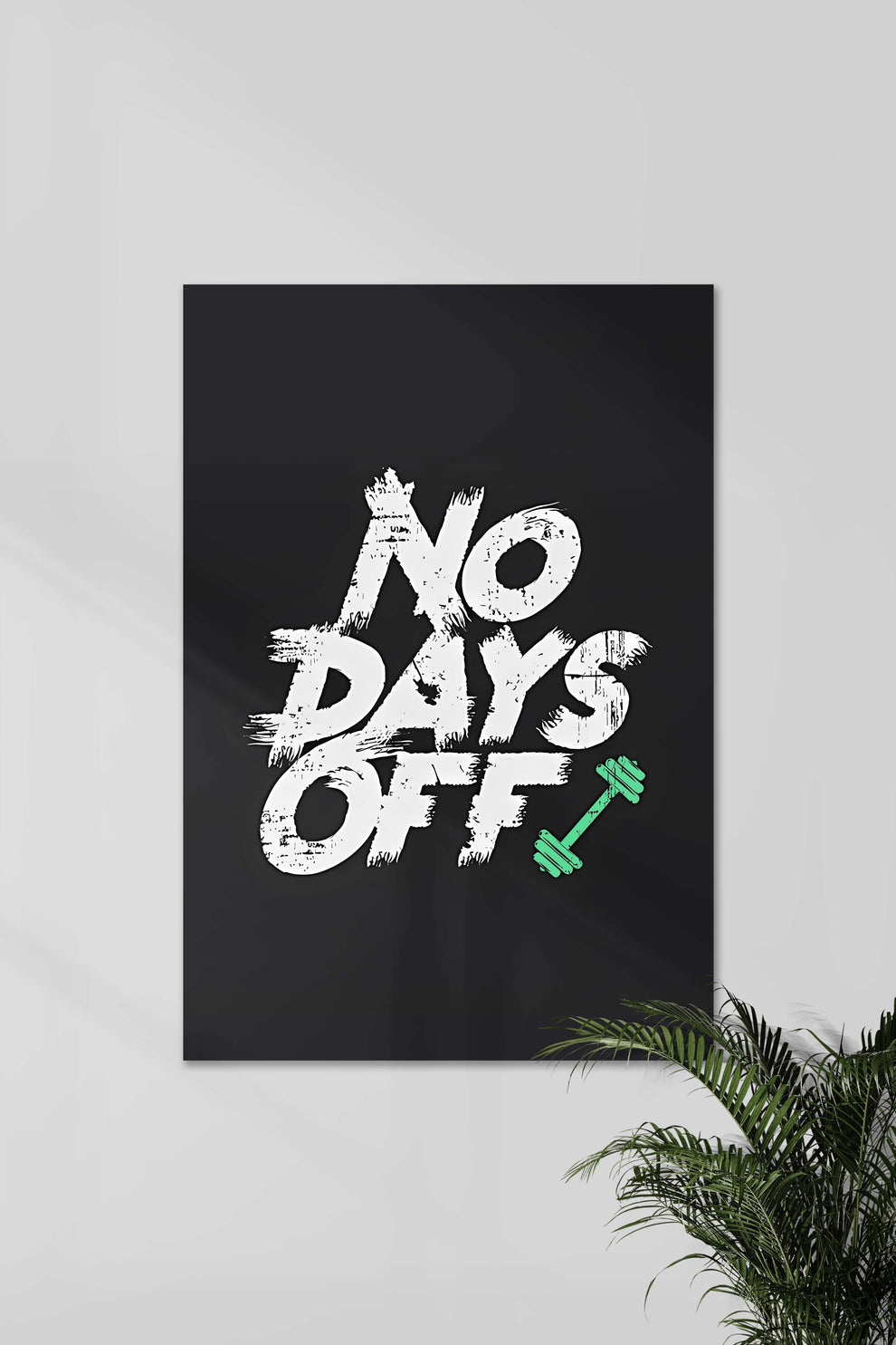 NO DAYS OFF | GYM | Motivational Poster | Posterized.in