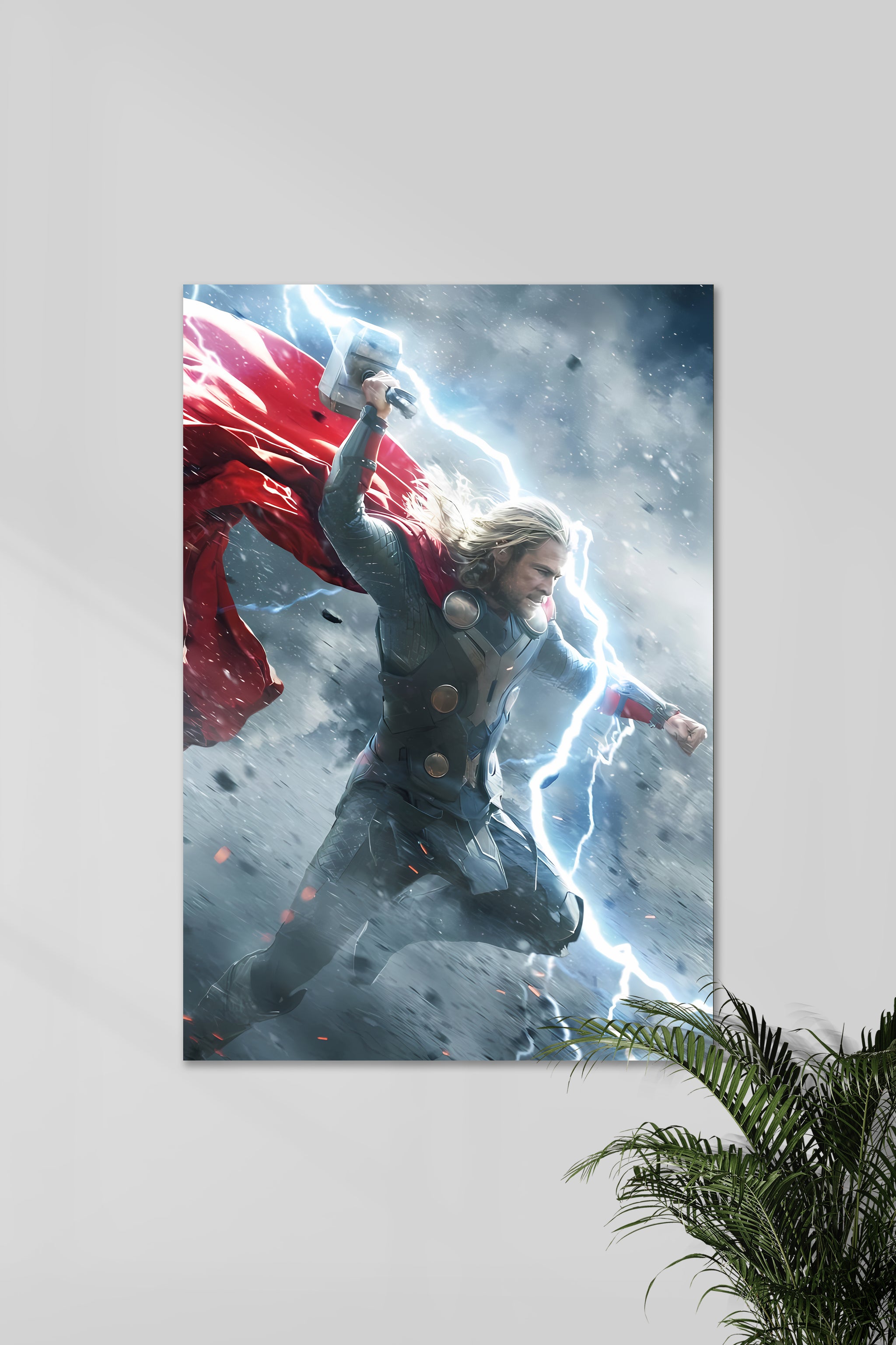 Thor Lightning | God of thunder | MCU | Movie Poster – Posterized