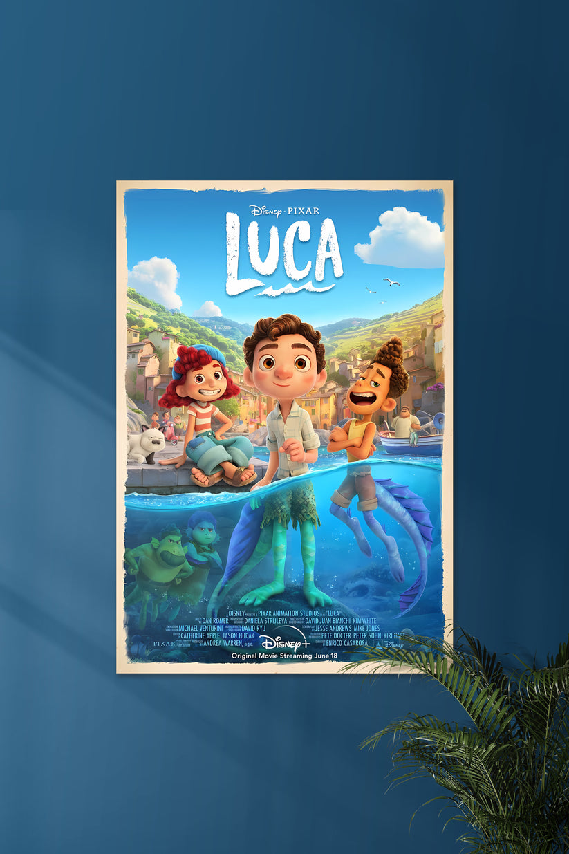 Luca | Disney | Pixar Movie Poster | Posterized.in