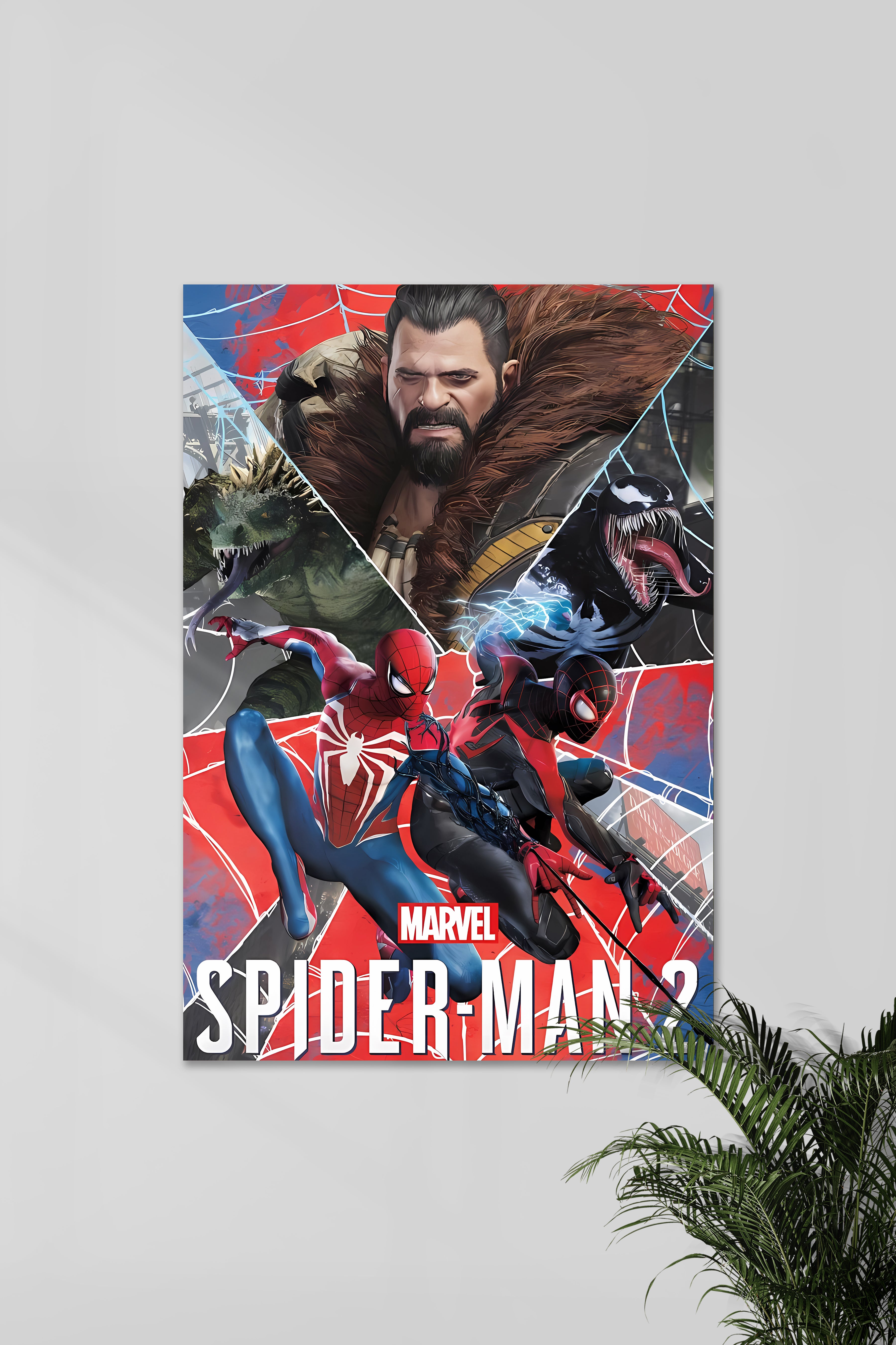 PLAYSTATION SPIDERMAN 2 #01 | COVER ART | GAME POSTERS – Posterized