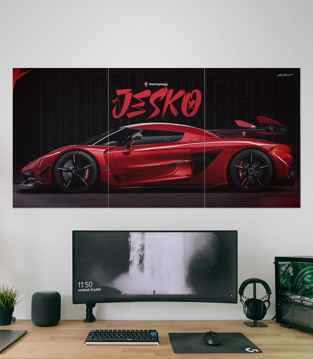 Koenigsegg Jesko | CAR SET | 3 Piece Set | Posterized.in