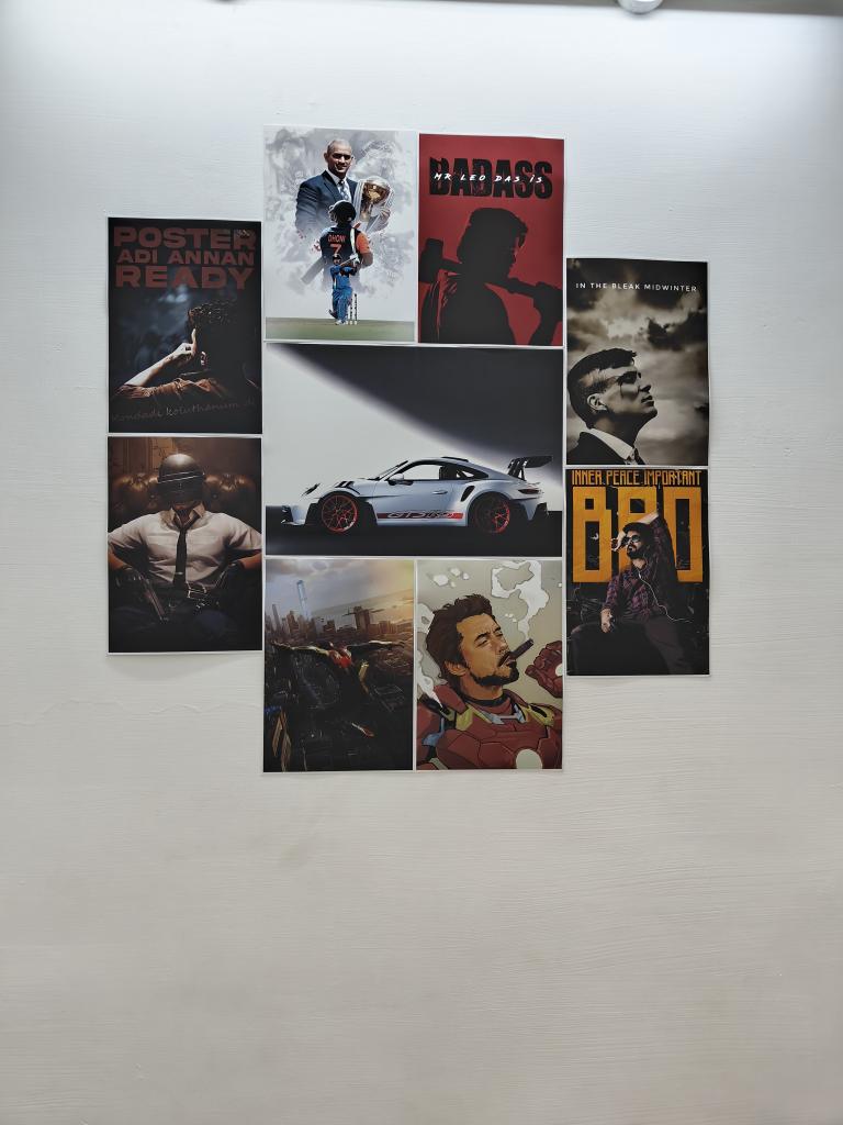 The posters are amazing, received in good packaging and quality.Keep up ...