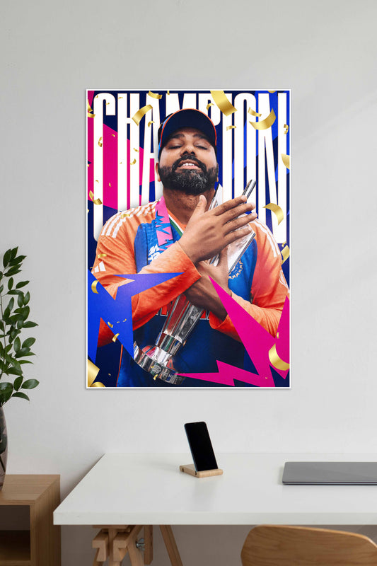 Rohit Sharma – Posterized