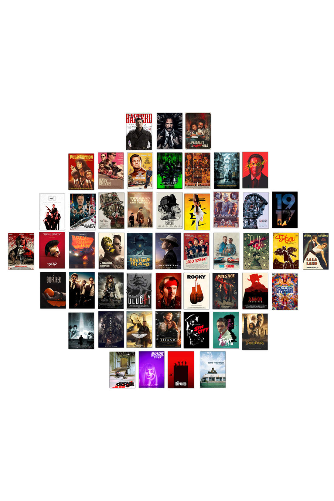 50 Epic Movie Collage Set | Posterized.in