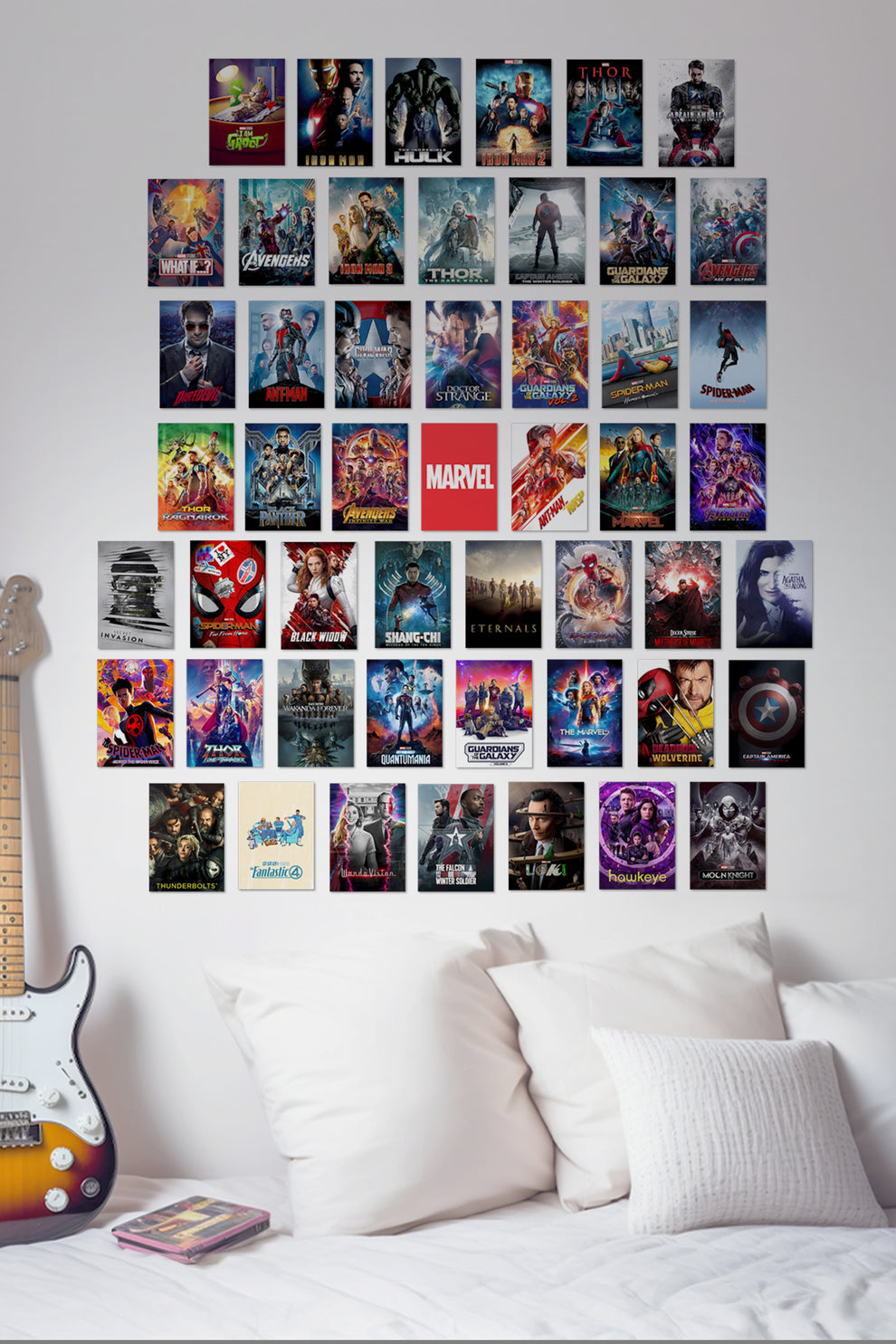 50 Epic Marvel Cinematic Universe Collage Set | Posterized.in