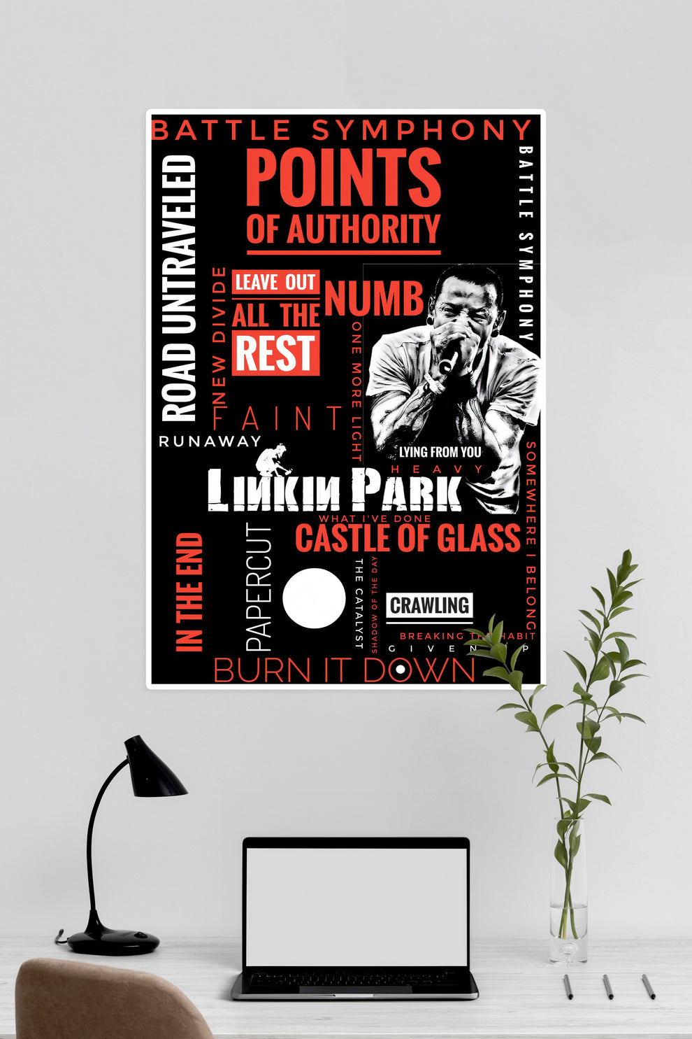 Linkin Park | Chester Bennington | Music Artist Poster | Posterized.in