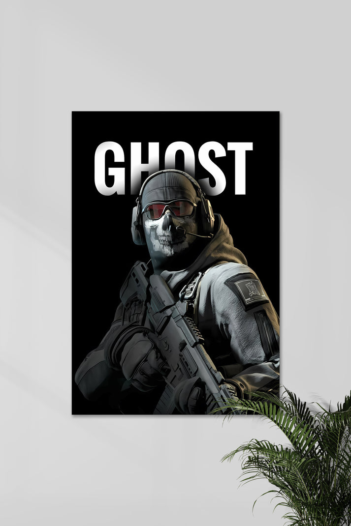 THE GHOST | GHOST CO OP | GAME POSTERS | Posterized.in