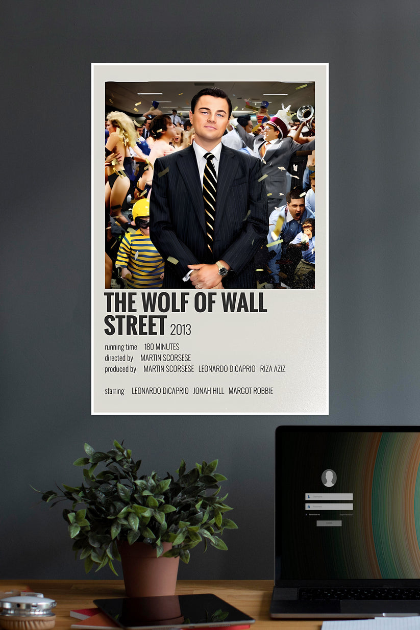 The Wolf Of Wall Street | MARTIN SCORSESE | Movie Card | Movie Posters ...