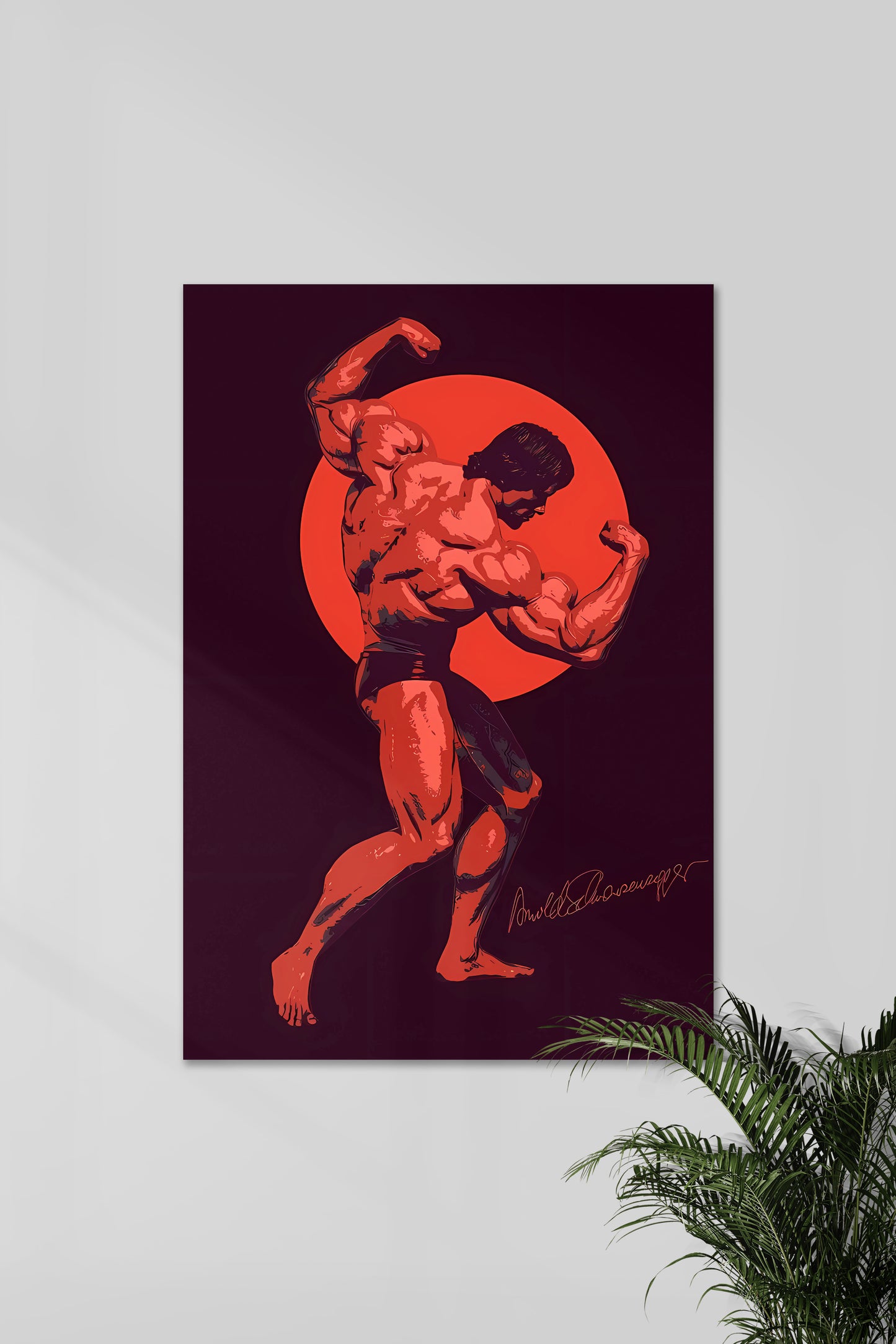 Arnold Schwarzenegger | GYM SET | Motivational Poster – Posterized
