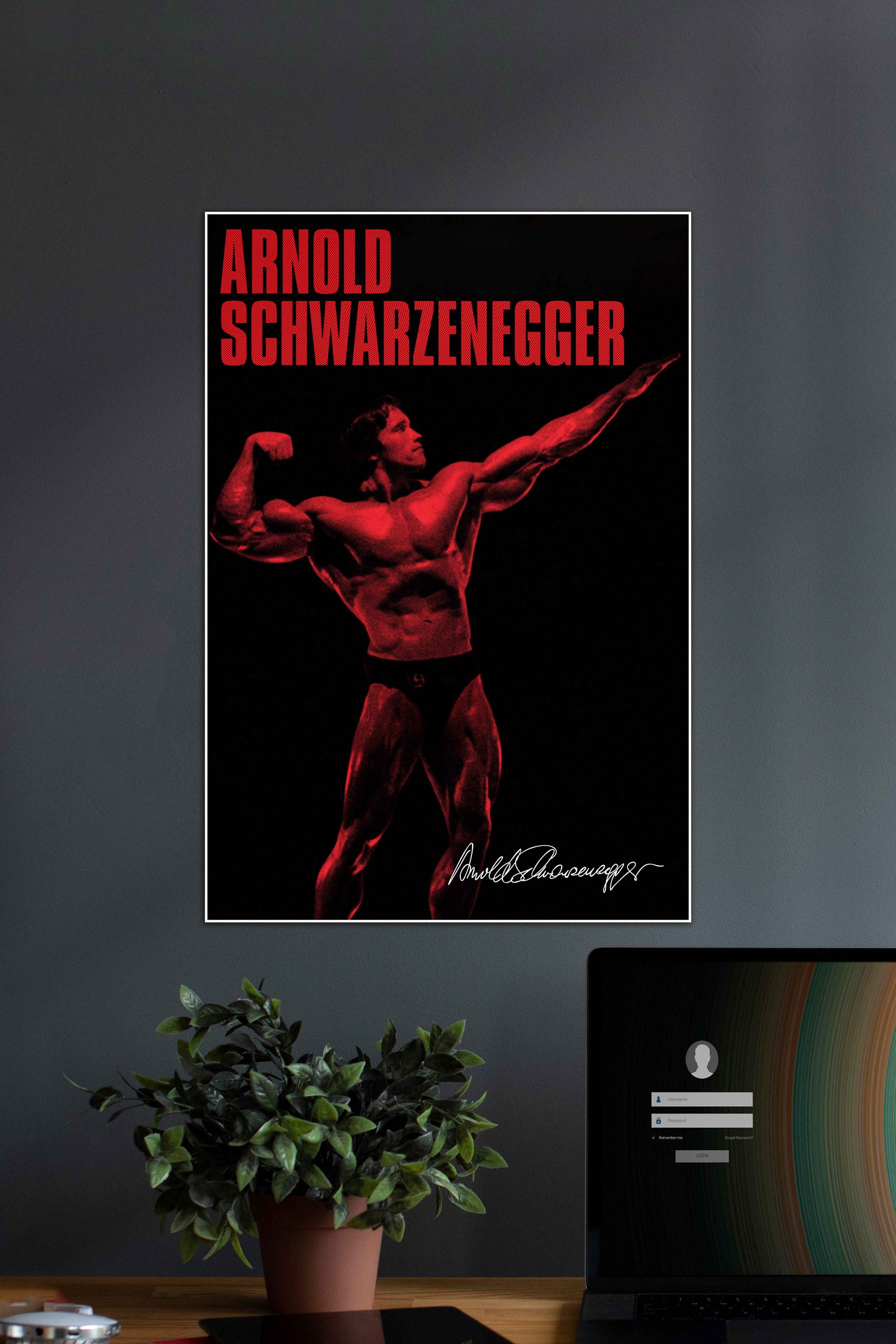 Arnold Schwarzenegger Signature | GYM SET | Motivational Poster ...