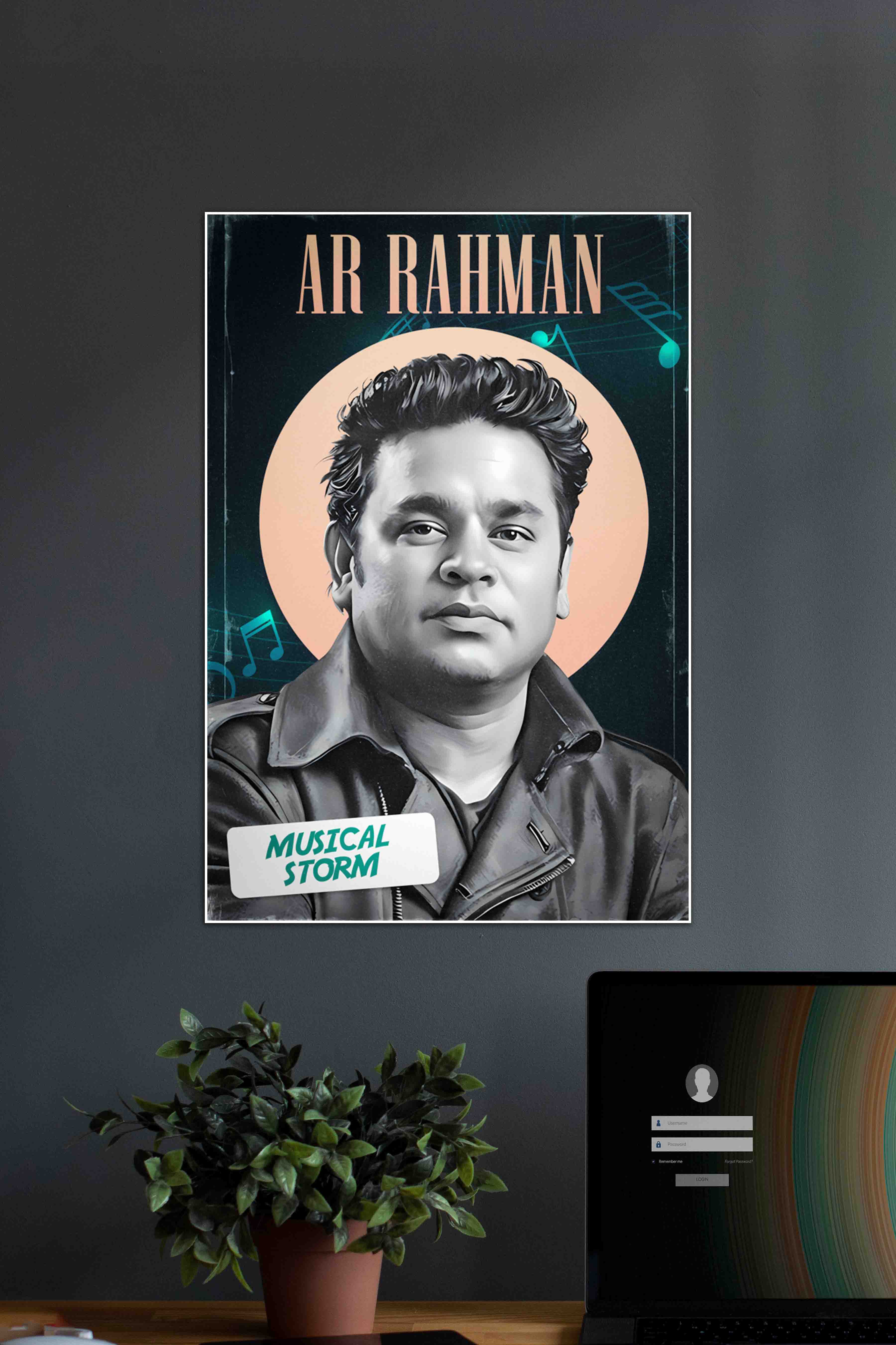 AR Rahman X Musical STORM | ARR | Music Artist Poster – Posterized