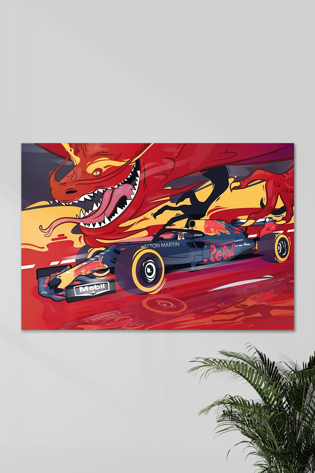 F1 Race – Posterized