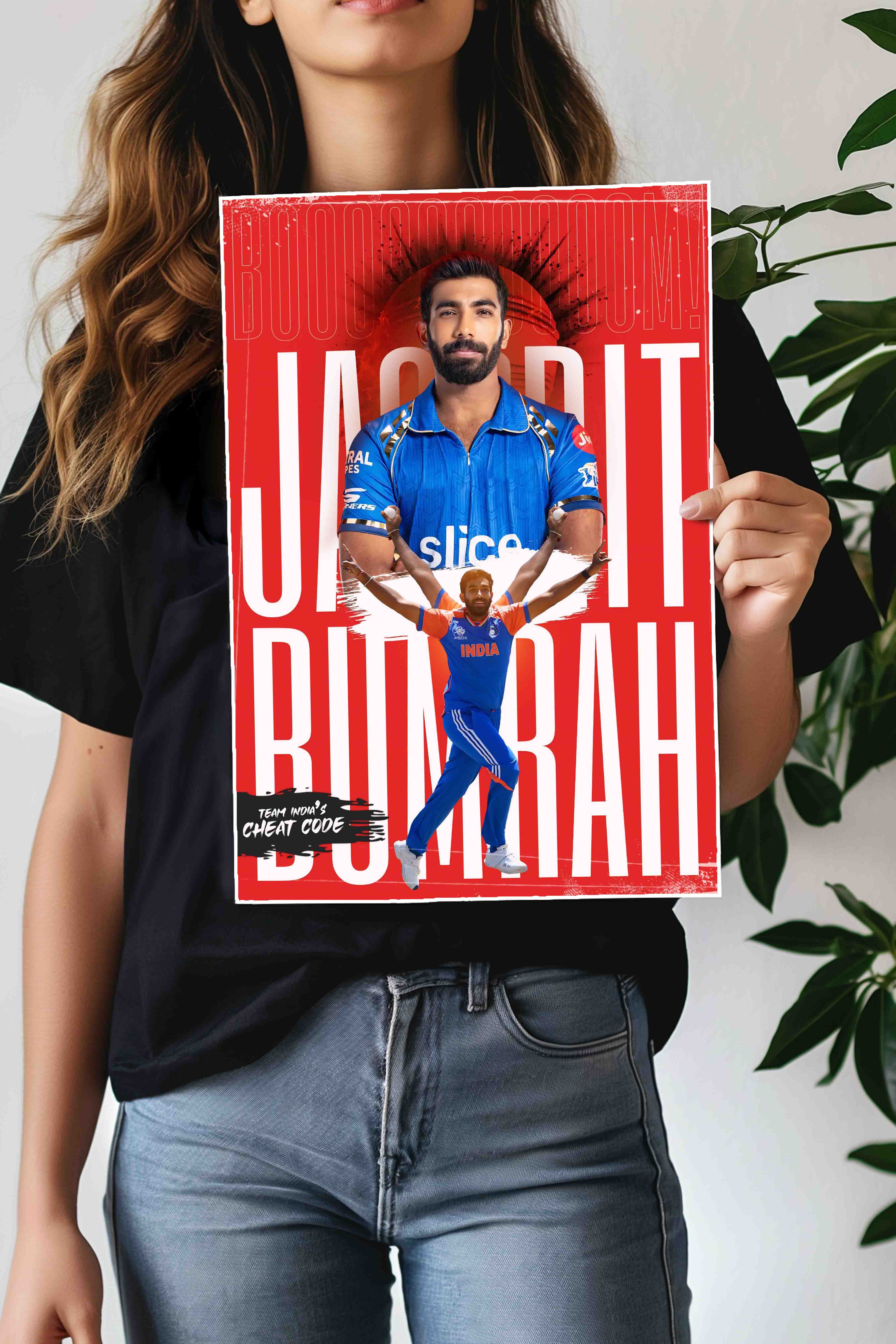 Jasprit Bumrah – Posterized