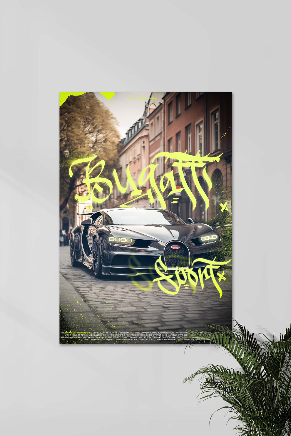 Bugatti Chiron Pur Sport | CONCEPT CARS #06 | CAR POSTERS | Posterized.in