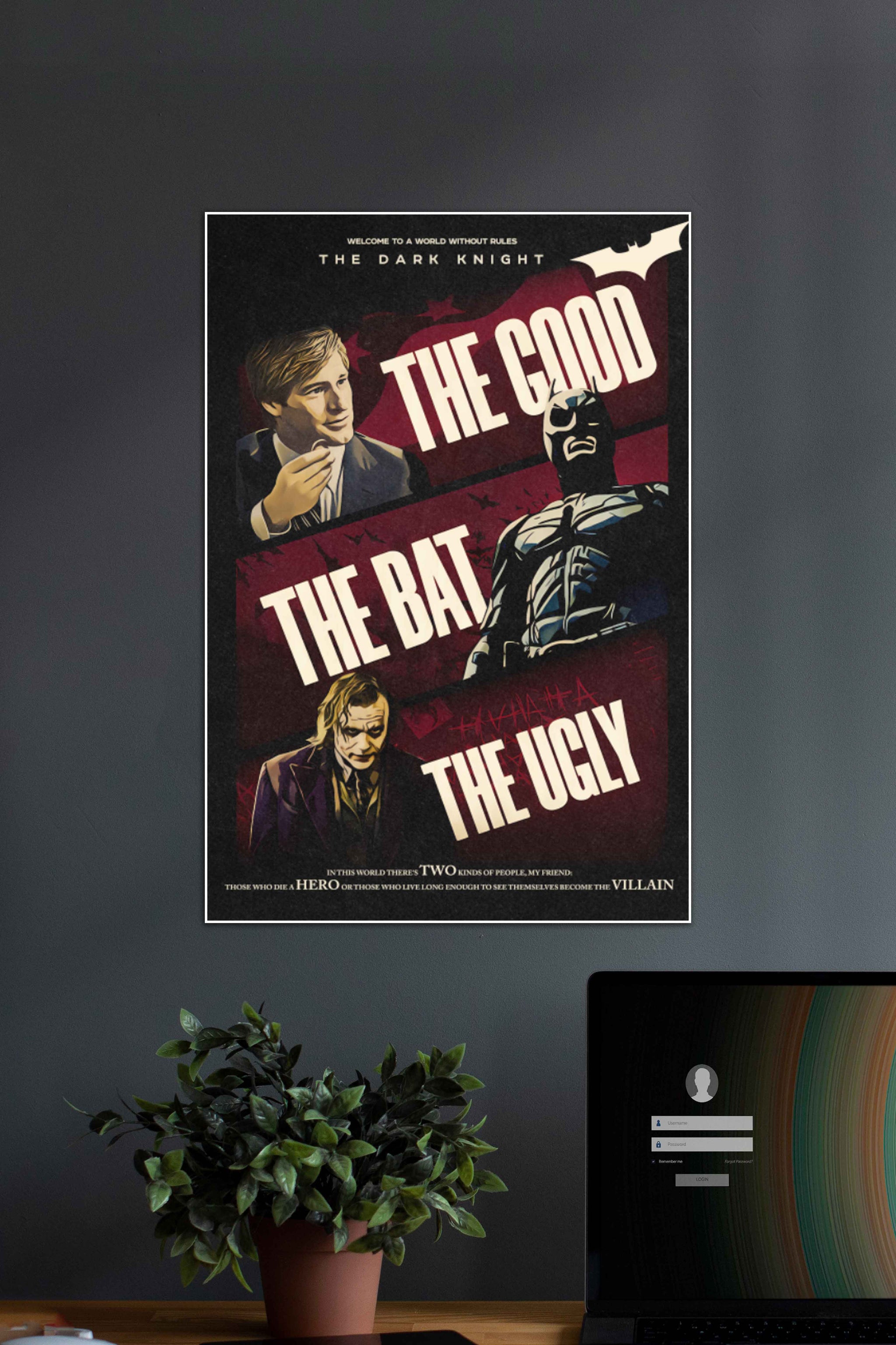 BATMAN DARK KNIGHT | GOOD BAT UGLY | Christopher Nolan | DCU POSTER ...
