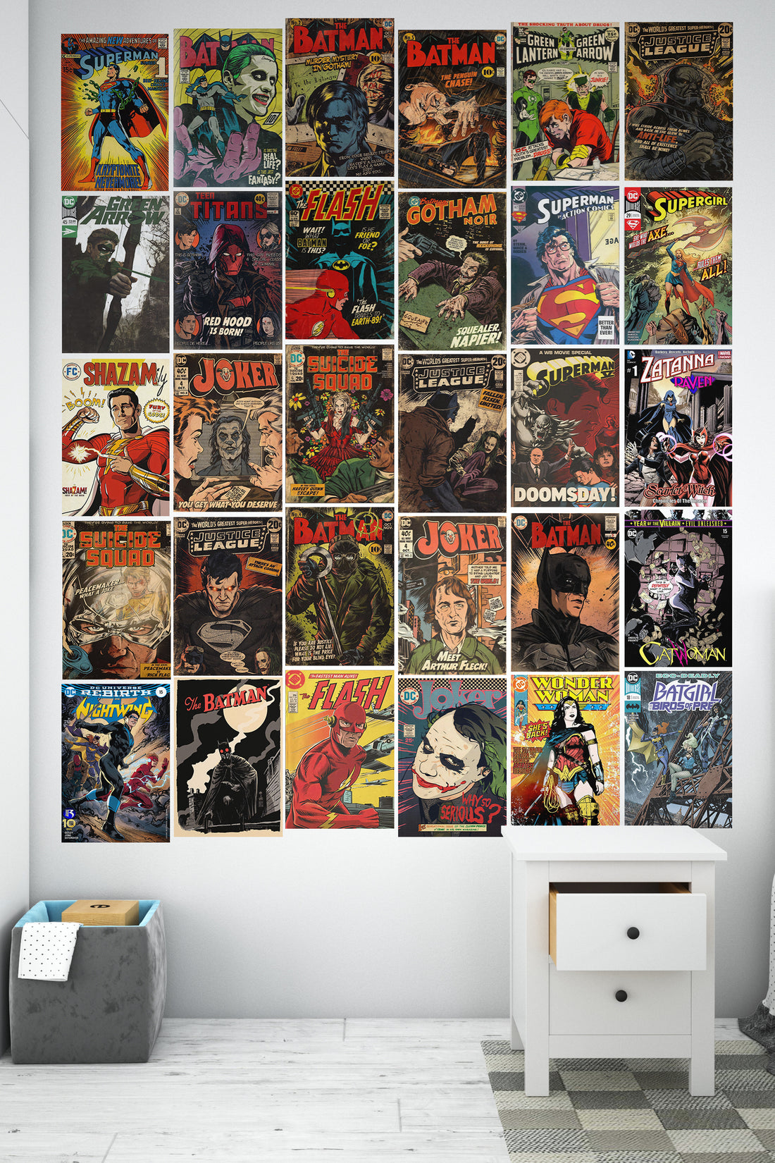 DC COMIC COLLAGE | DC Collectible | Posterized.in
