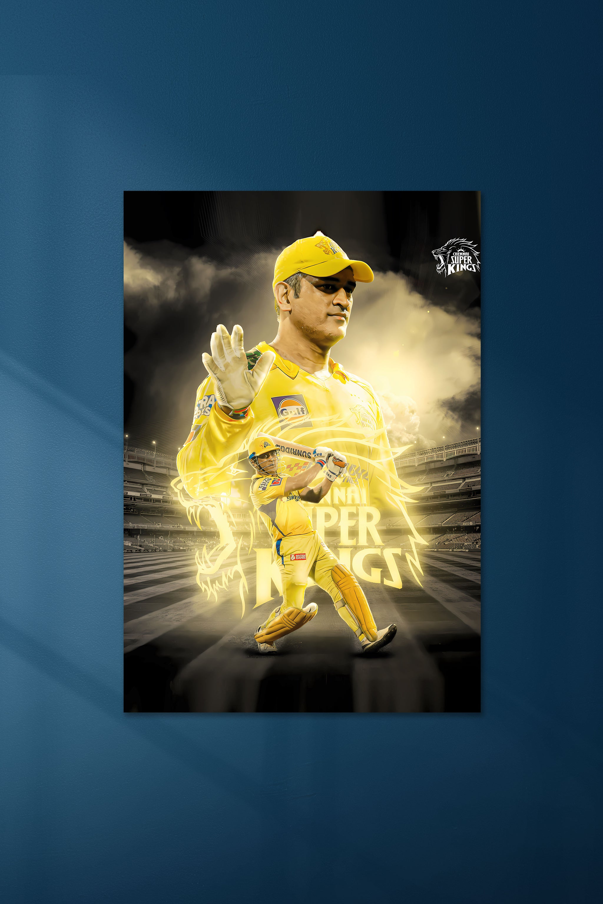 MS Dhoni #05 | Dhoni | Cricket Poster – Posterized