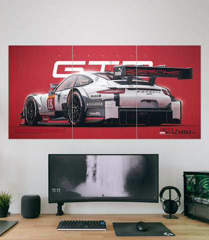 Drive IT | Porsche | CAR SET | 3 Piece Set | Posterized.in