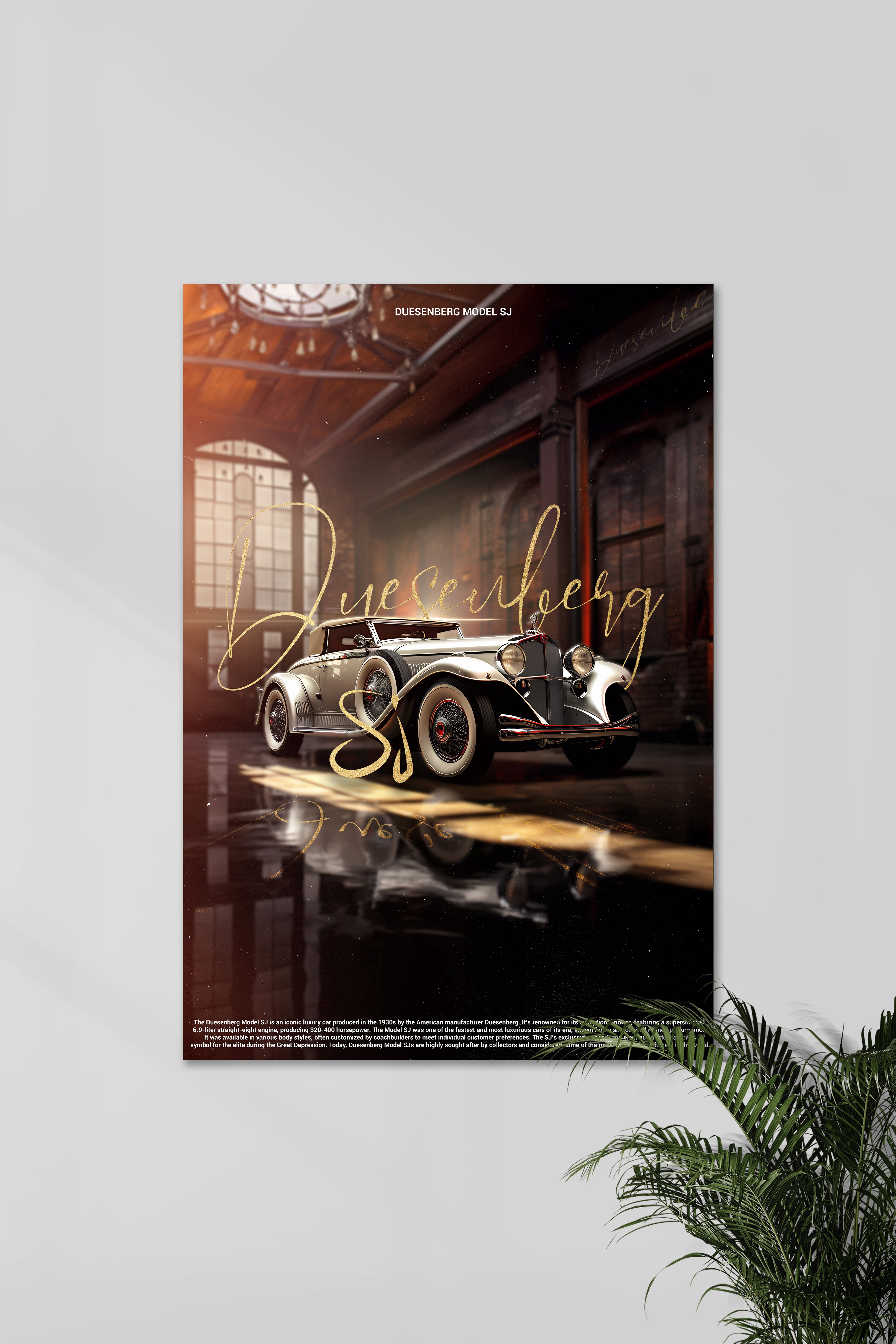 Duesenberg SJ | CONCEPT CARS #05 | CAR POSTERS – Posterized