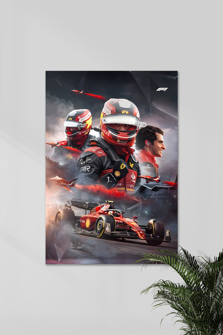 F1 Race – Posterized