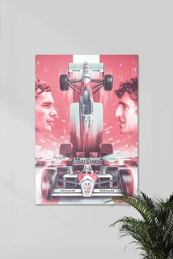 Ayrton Senna | Face OFF | F1 POSTERS – Posterized