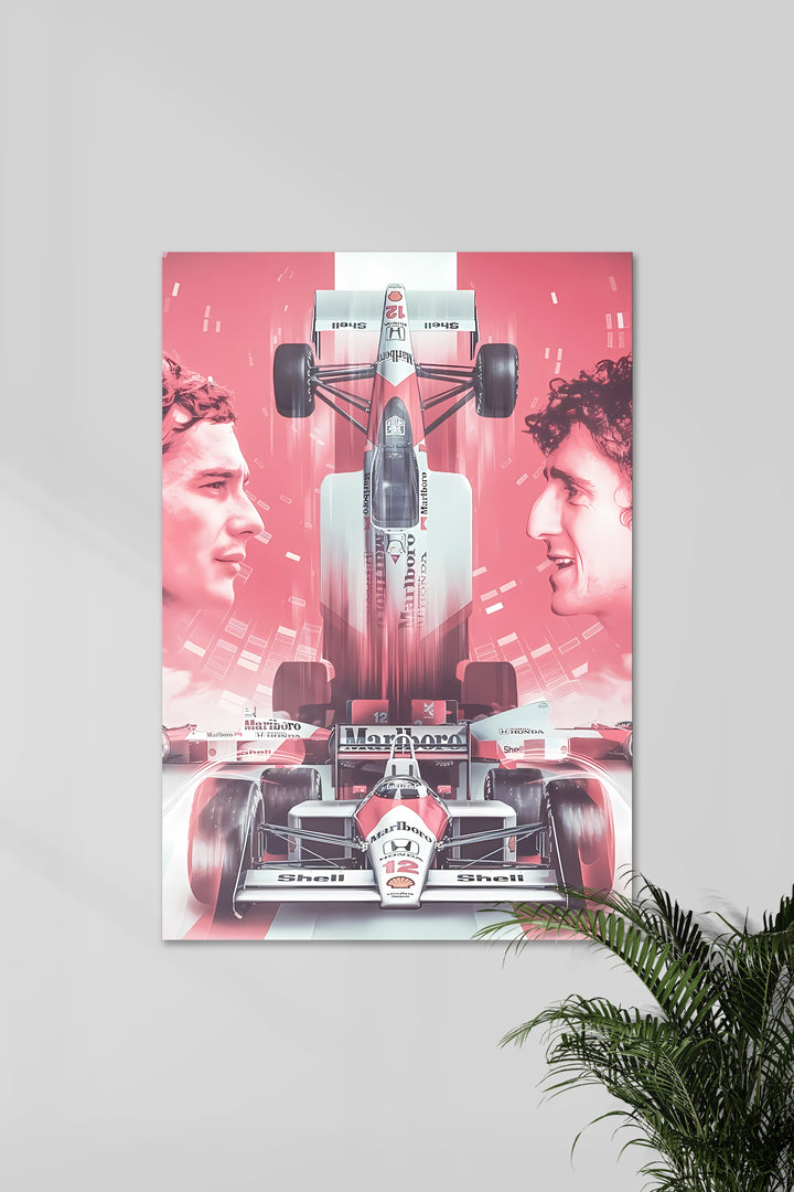 F1 Race – Posterized