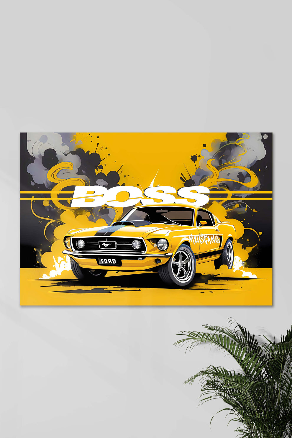 Mustang 1969 | VECTOR CARS #02 | CAR POSTERS | Posterized.in