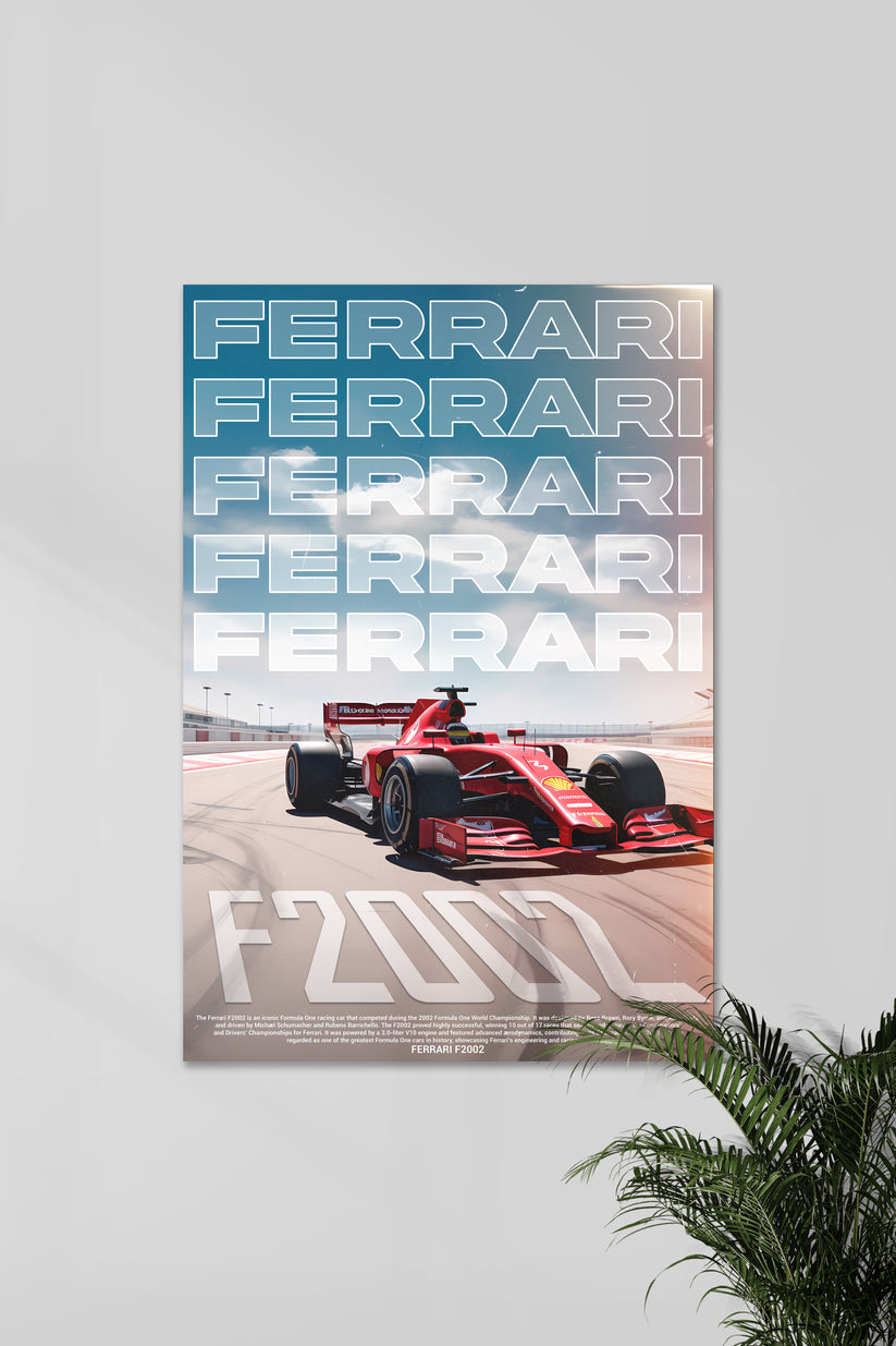 Ferrari F2002 | CONCEPT CARS #05 | CAR POSTERS – Posterized