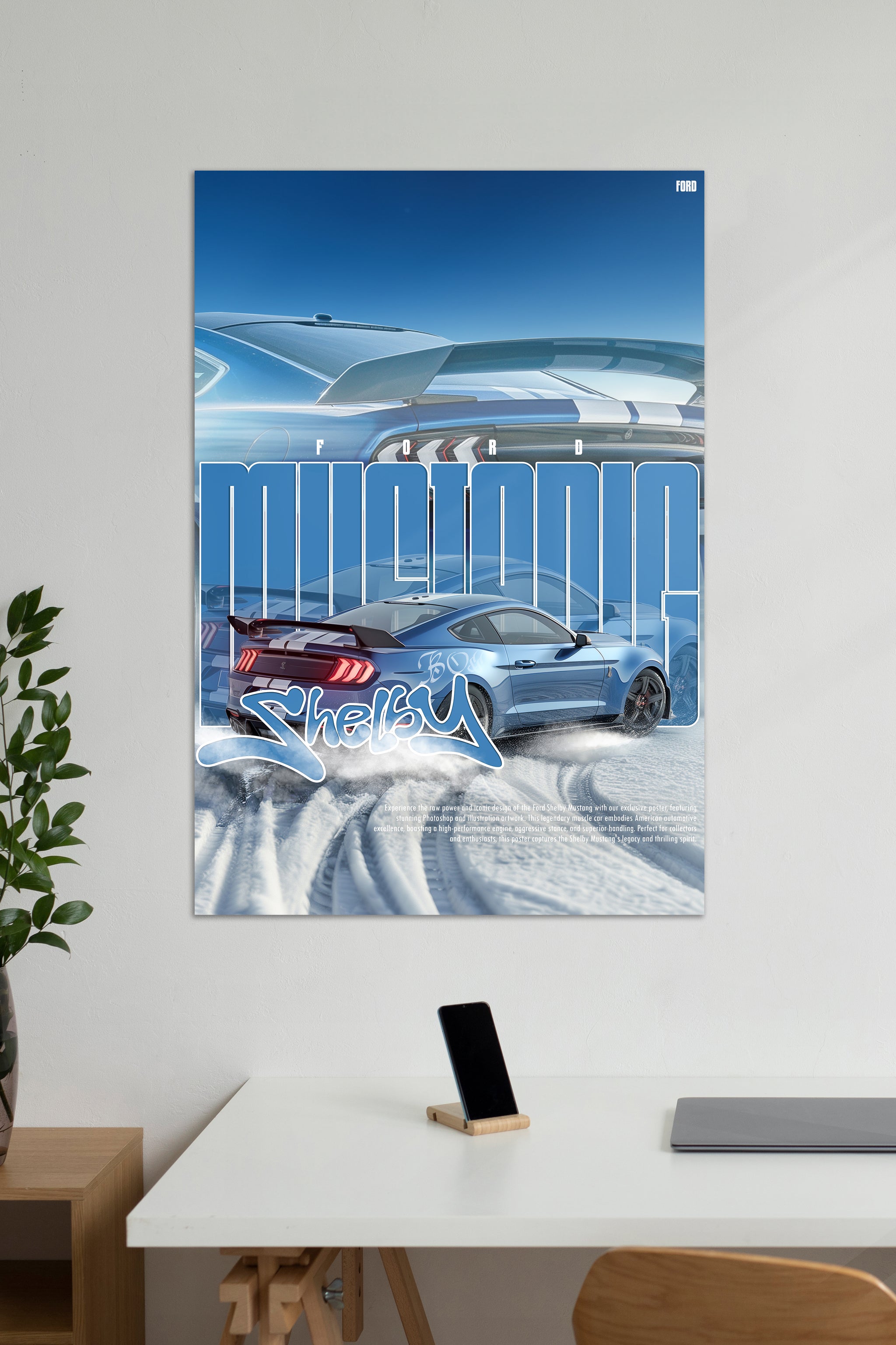 FORD MUSTANG SHELBY | CONCEPT CARS #08 | CAR POSTERS | Posterized.in