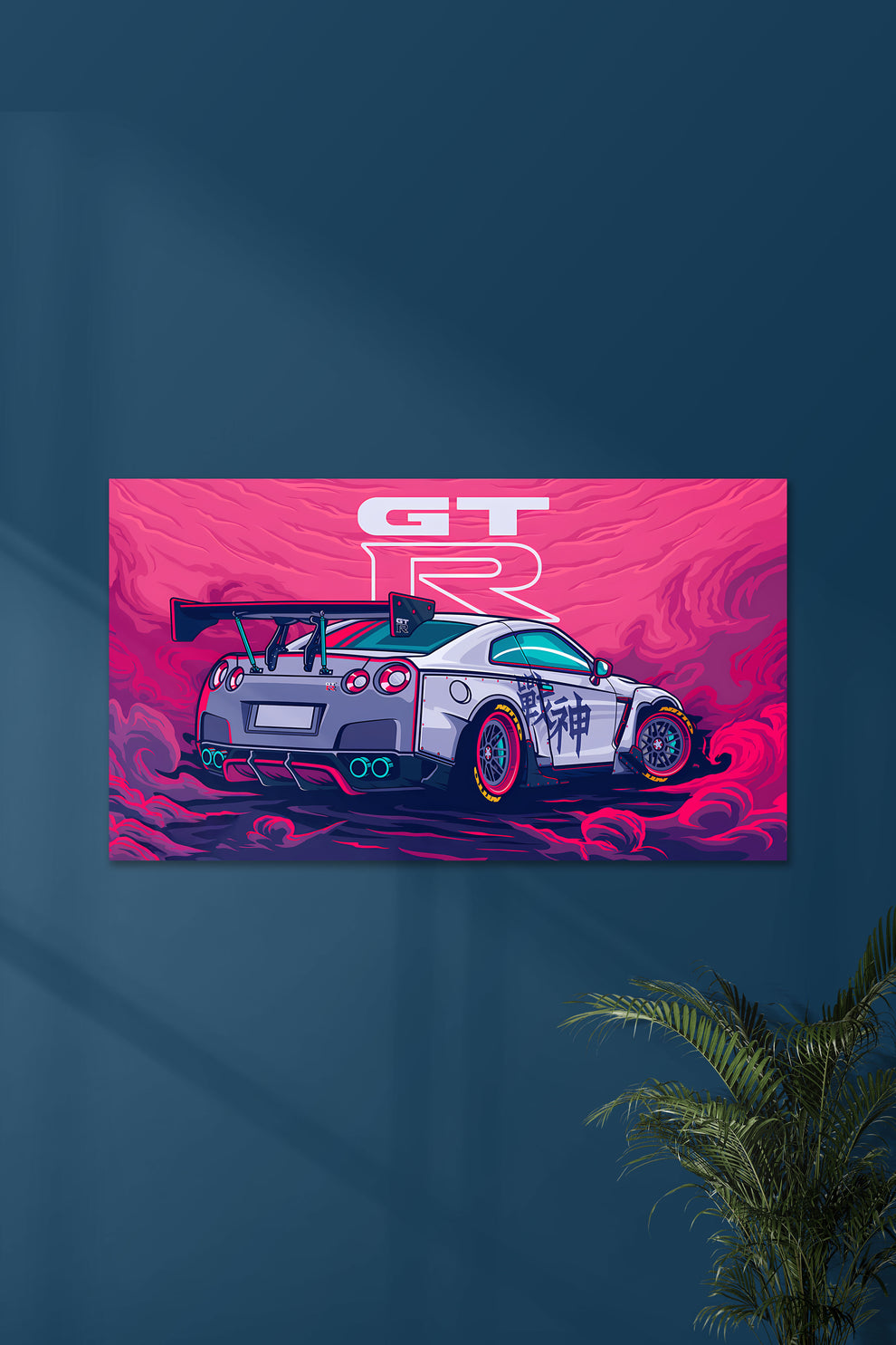 GTR | VECTOR STYLE CARS #01 | CAR POSTERS | Posterized.in