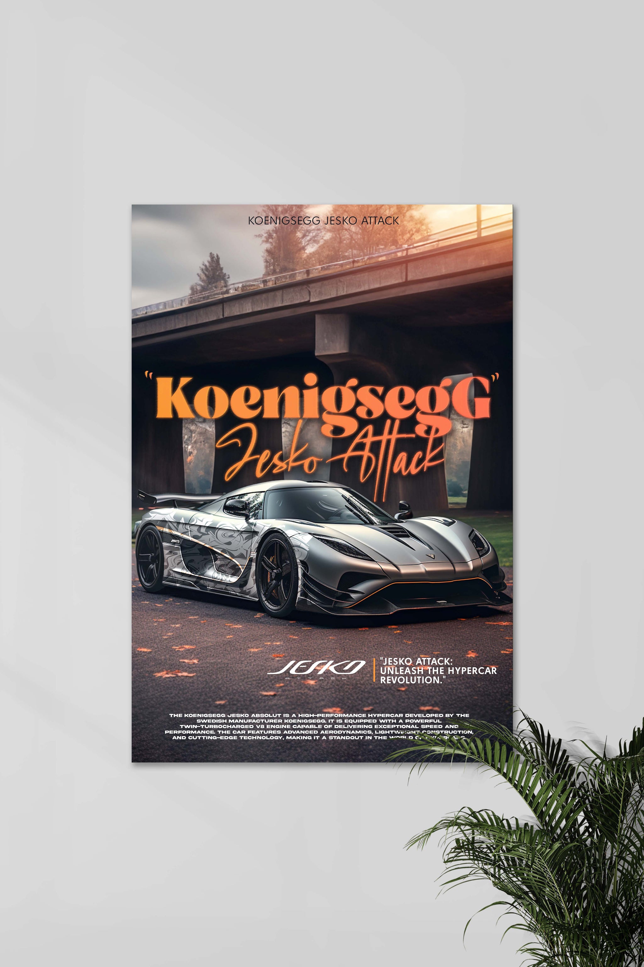 Koenigsegg Jesko attack | CONCEPT CARS #06 | CAR POSTERS – Posterized
