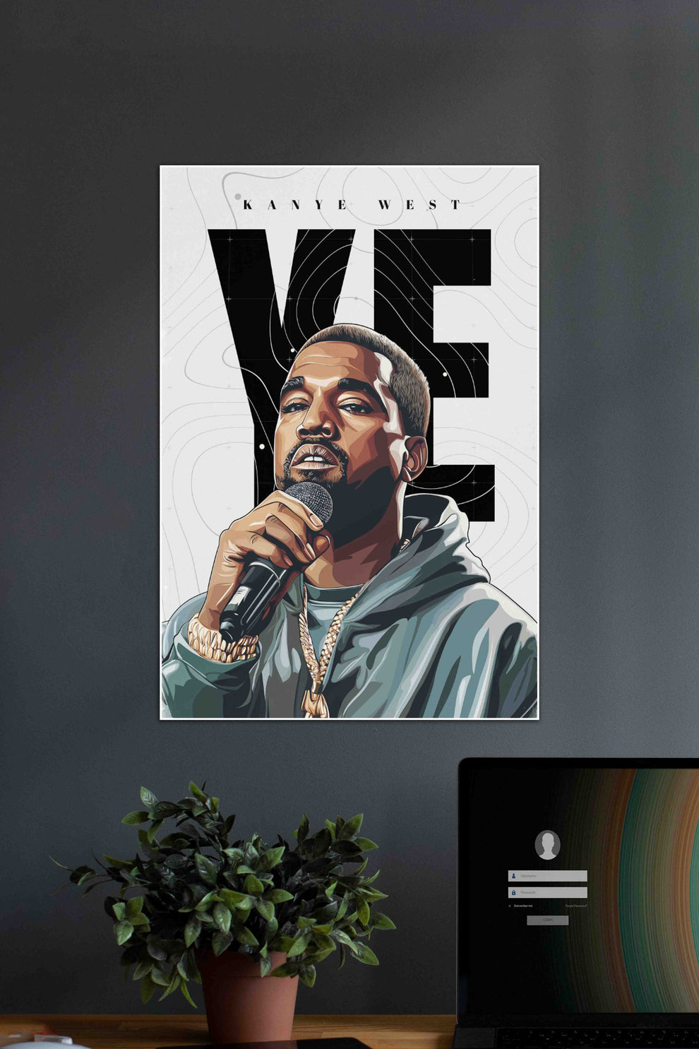 Ye | Kanye West | Music Artist Poster | Posterized.in