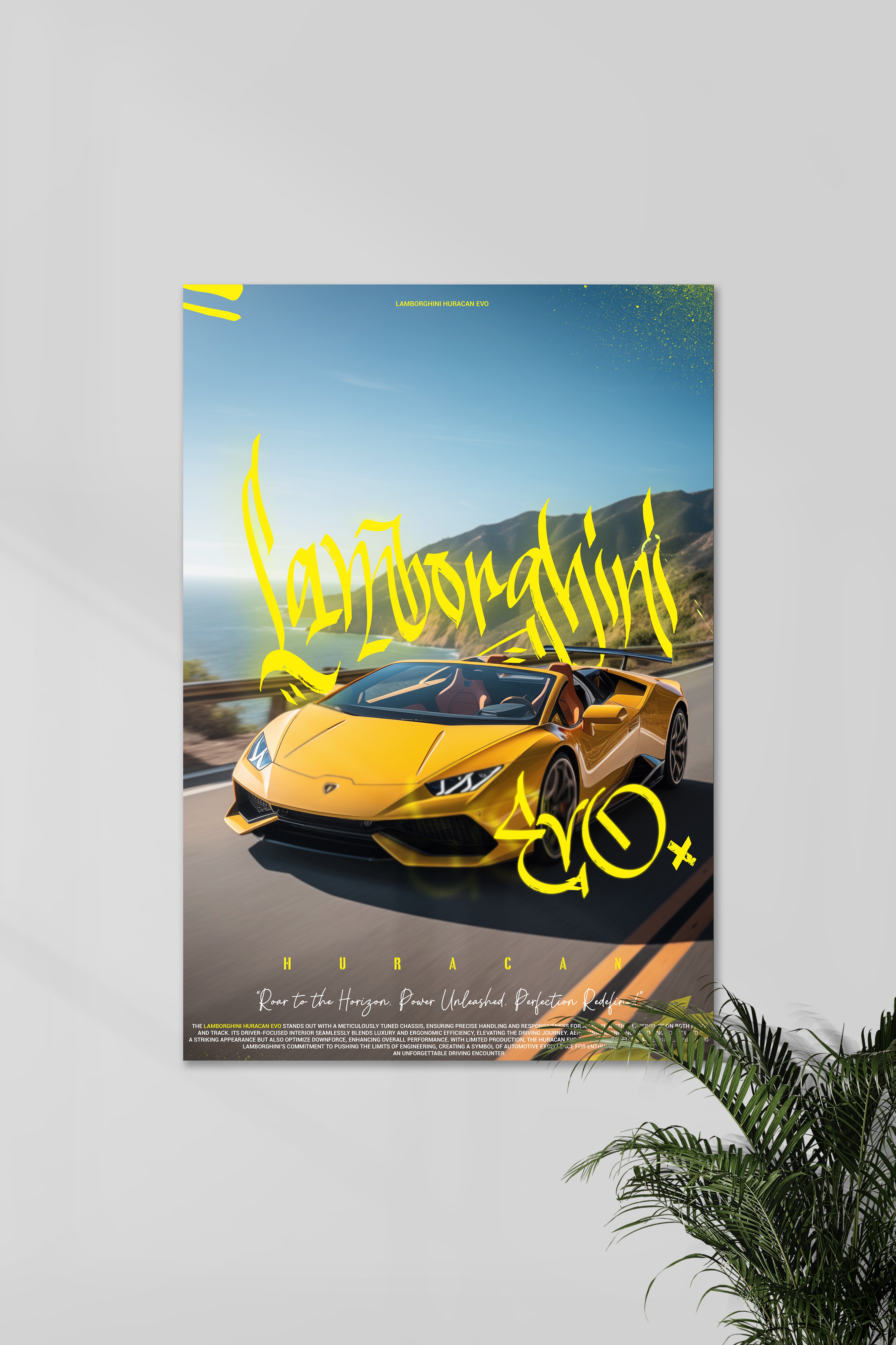Lamborghini Huracan EVO | CONCEPT CARS #06 | CAR POSTERS – Posterized