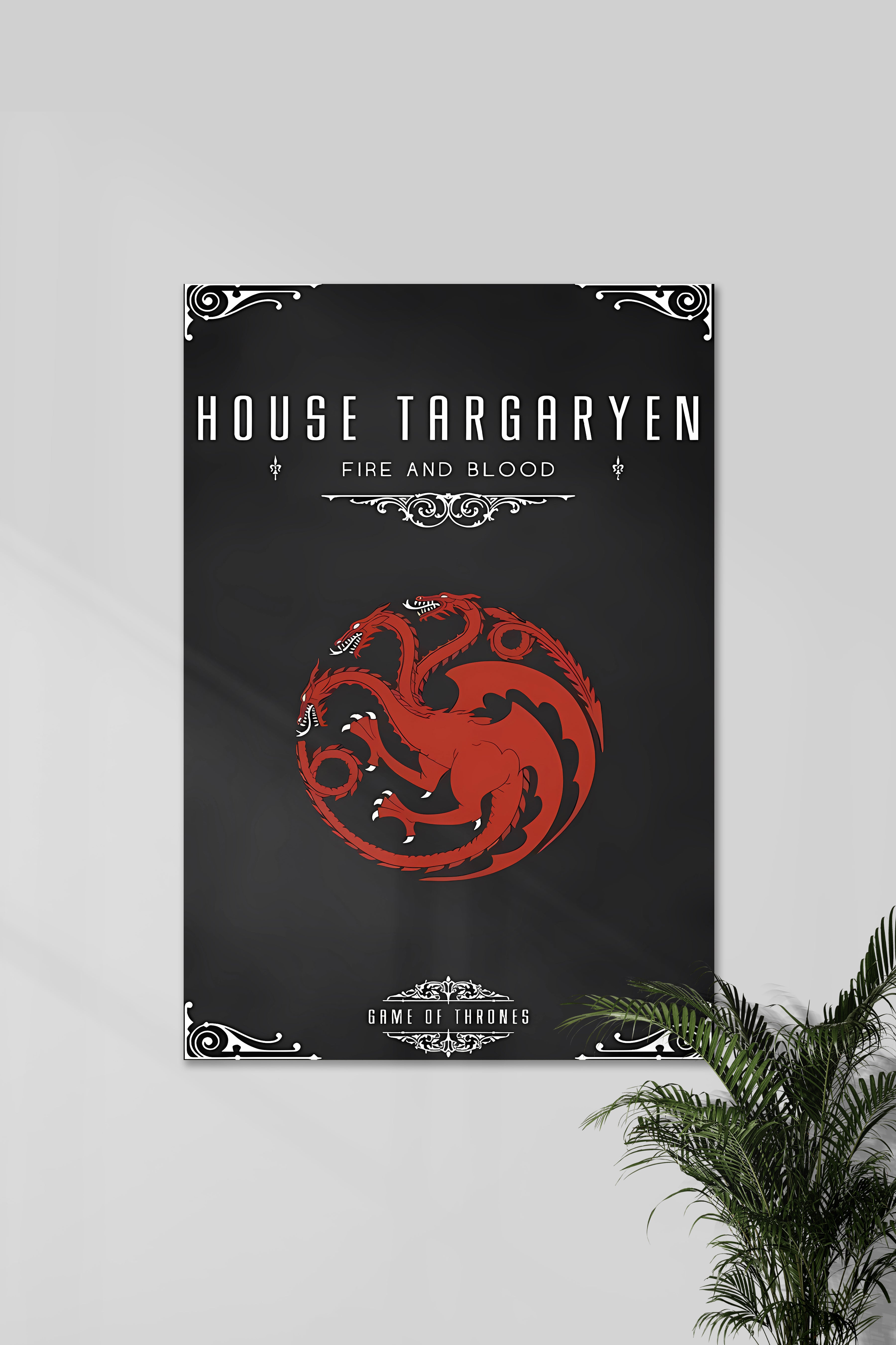 House Targaryen x Game of Thrones | GOT#02 | Series Poster | Posterized.in