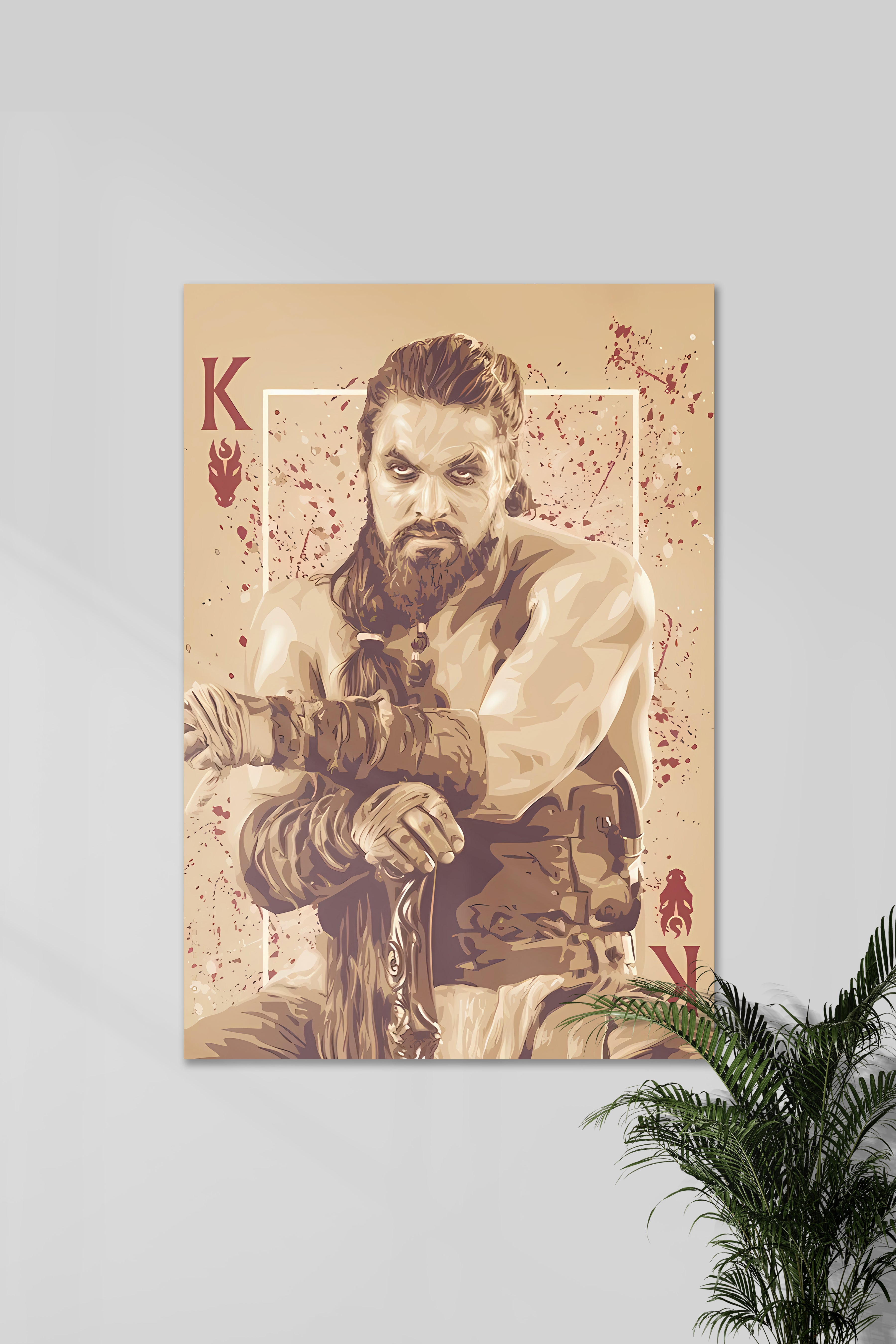 Khal Drogo Playing Card | GOT#01 | Series Poster – Posterized